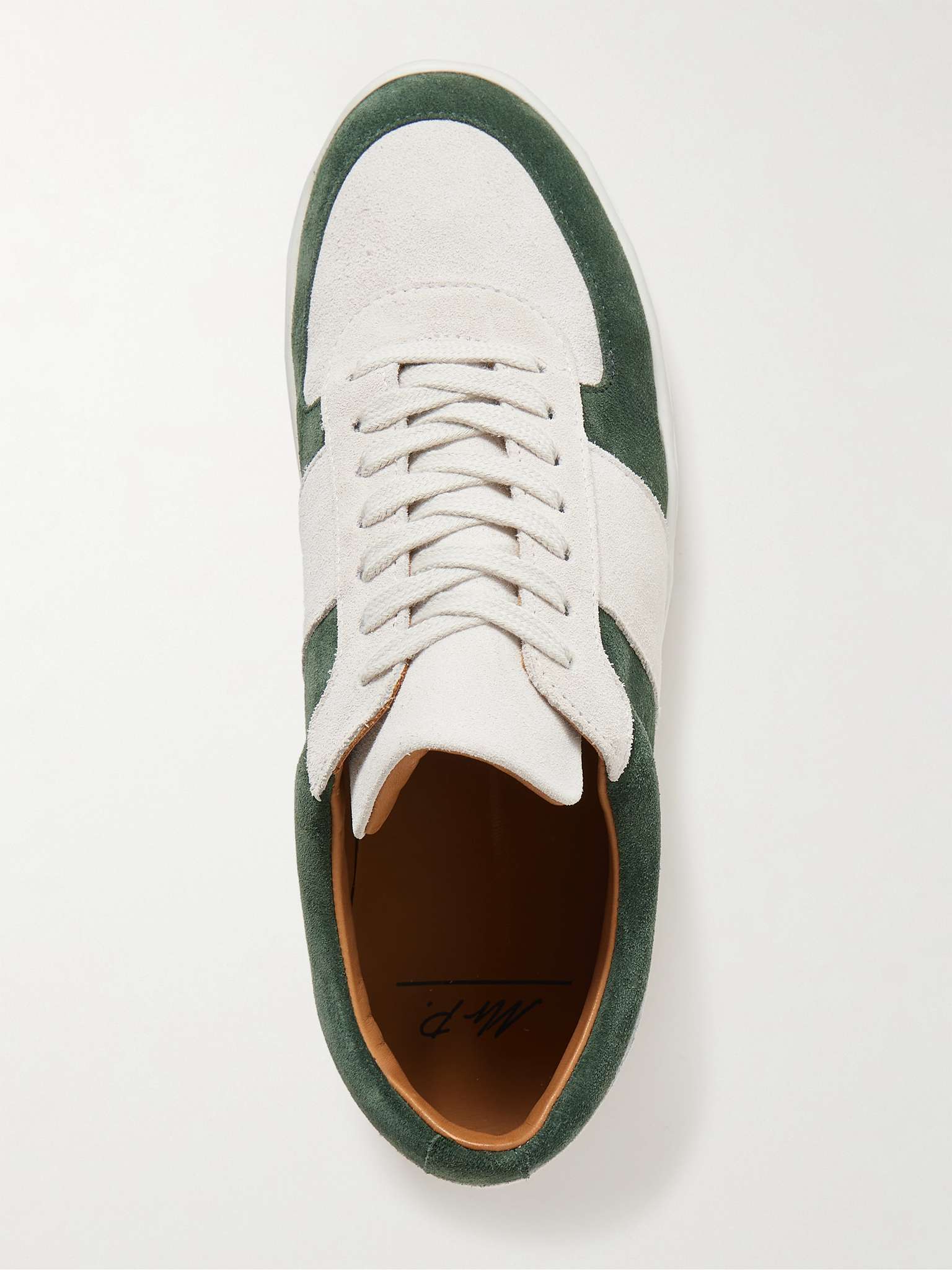MR P. Atticus Colour-Block Suede Sneakers for Men | MR PORTER
