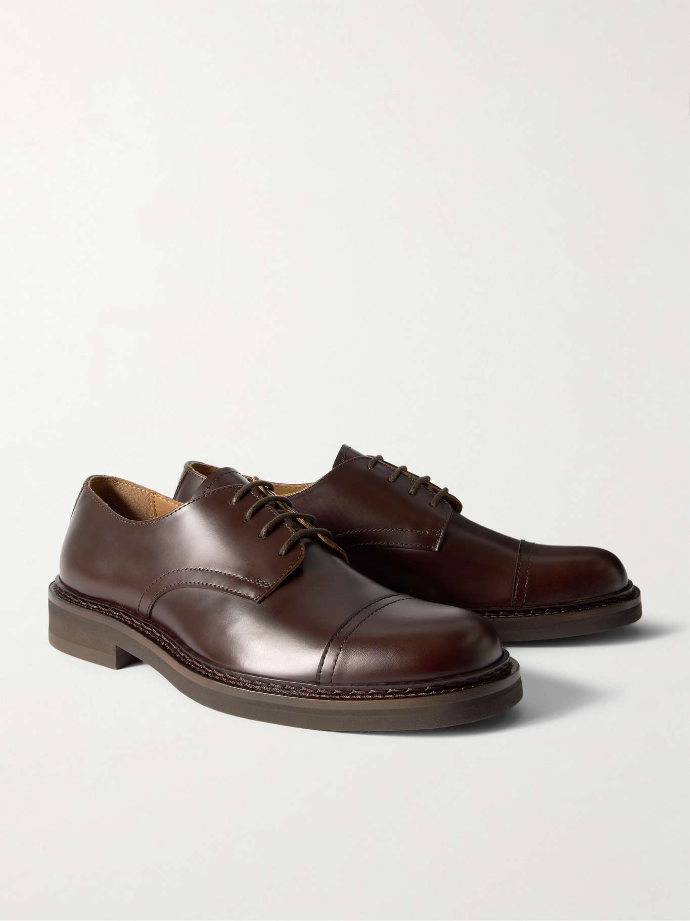 MR P. Jacques Leather Derby Shoes for Men | MR PORTER