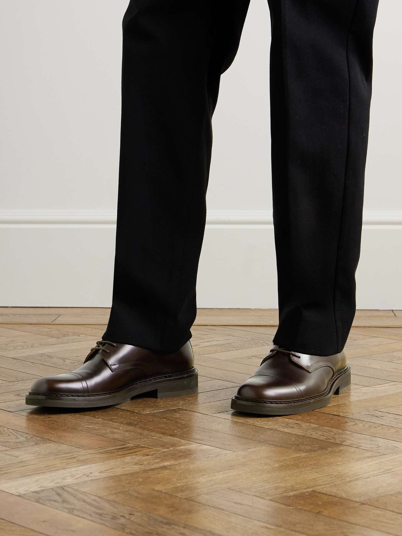 MR P. Jacques Leather Derby Shoes for Men | MR PORTER