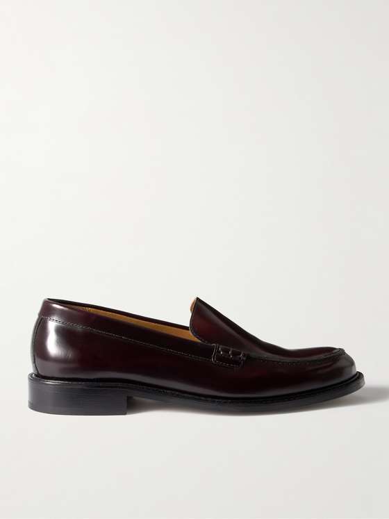 MR P. Scott Leather Loafers for Men | MR PORTER
