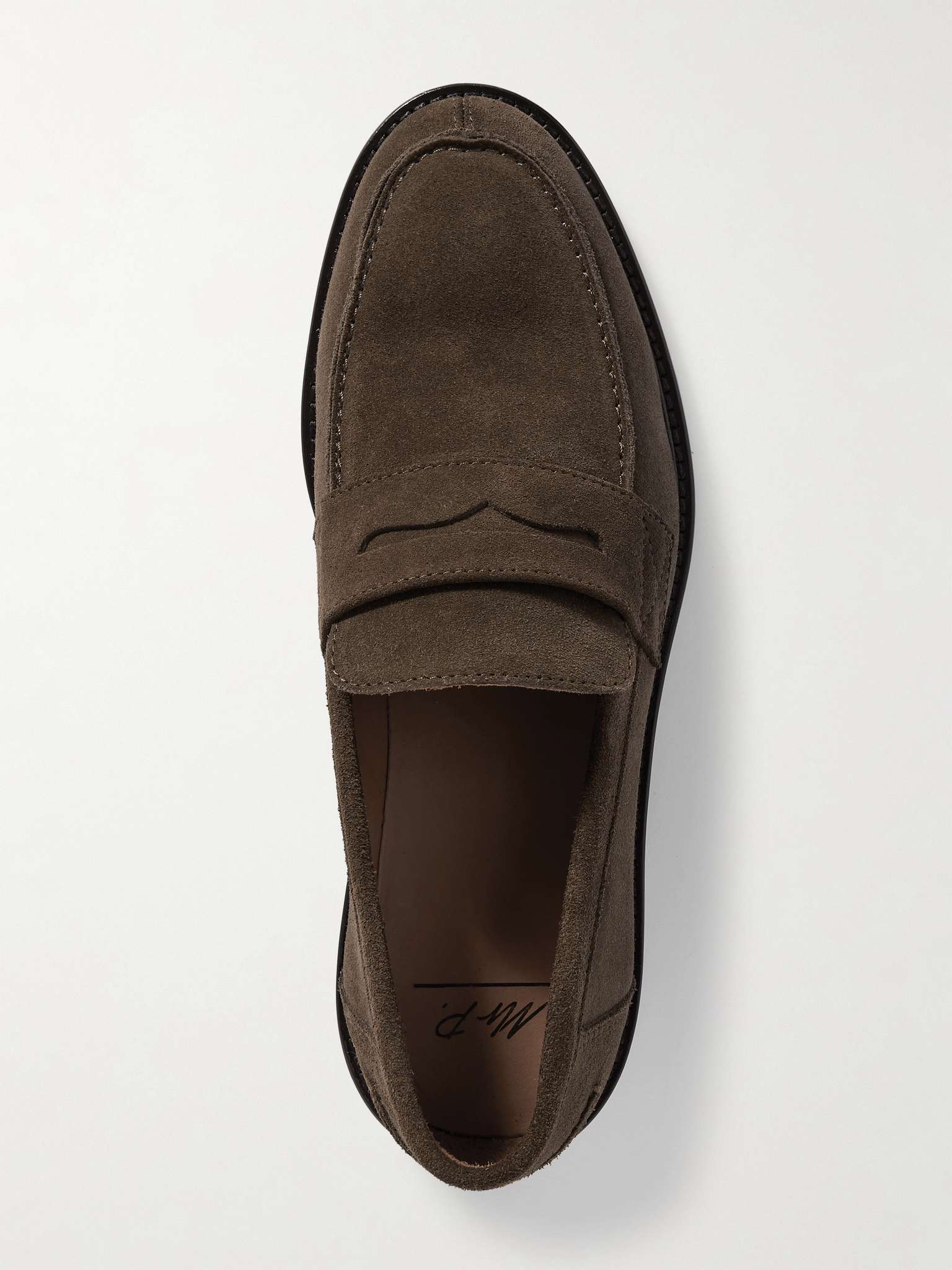 MR P. Scott Suede Loafers for Men | MR PORTER