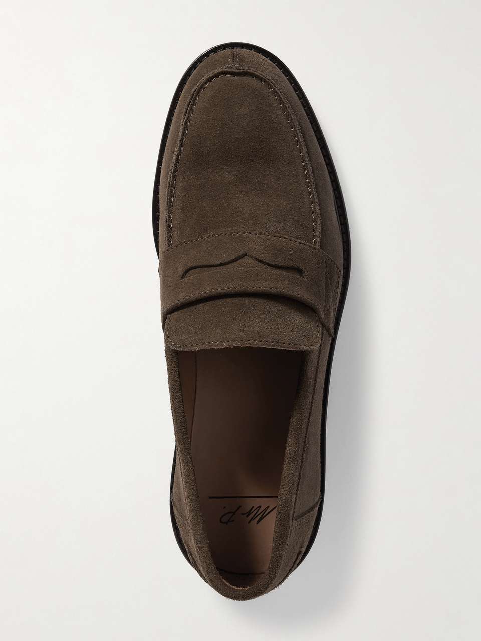MR P. Scott Suede Loafers for Men | MR PORTER