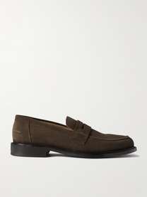 MR P. Scott Suede Loafers for Men | MR PORTER