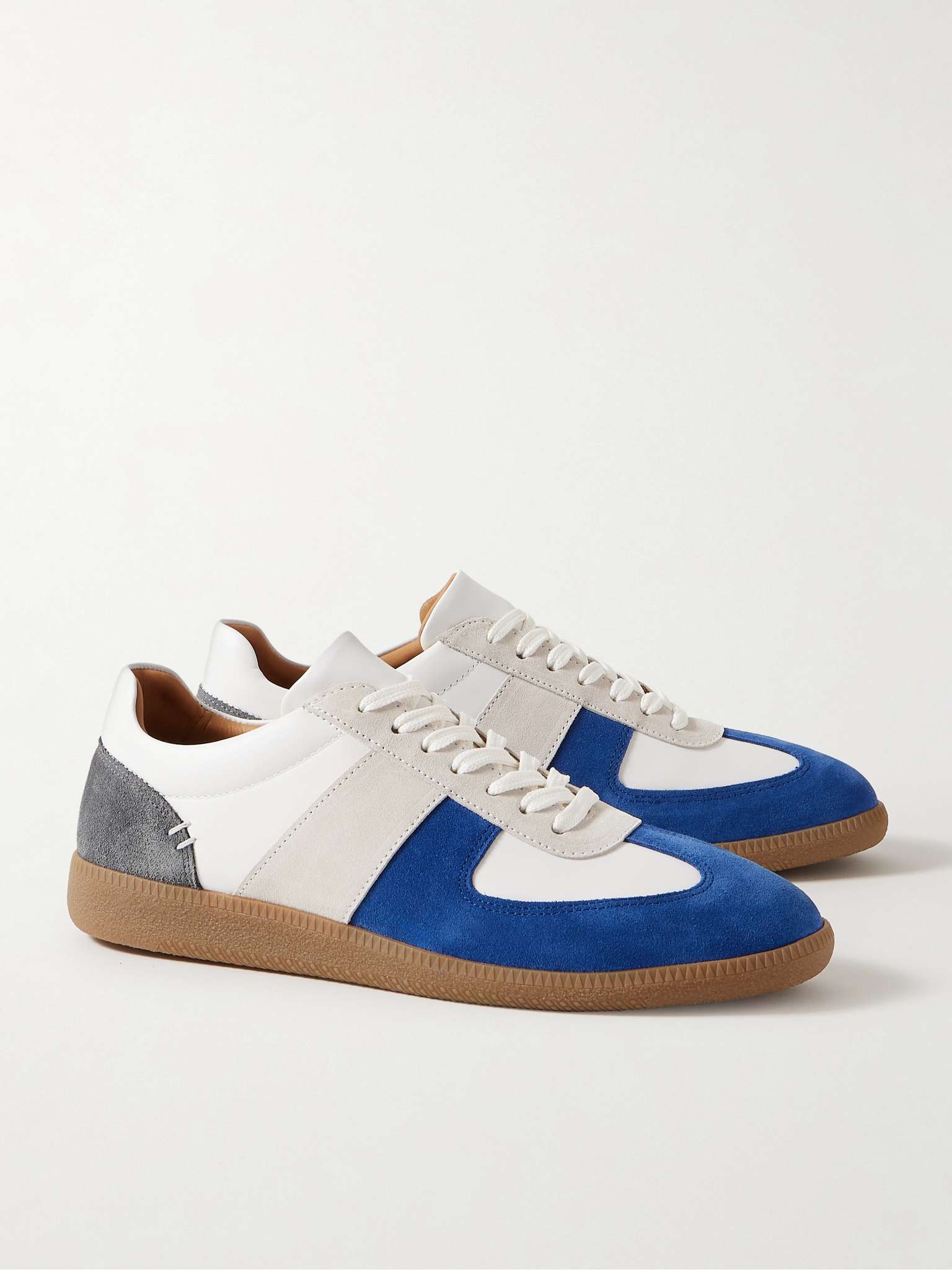 MR P. Ansel Colour-Block Suede and Leather Sneakers for Men | MR PORTER