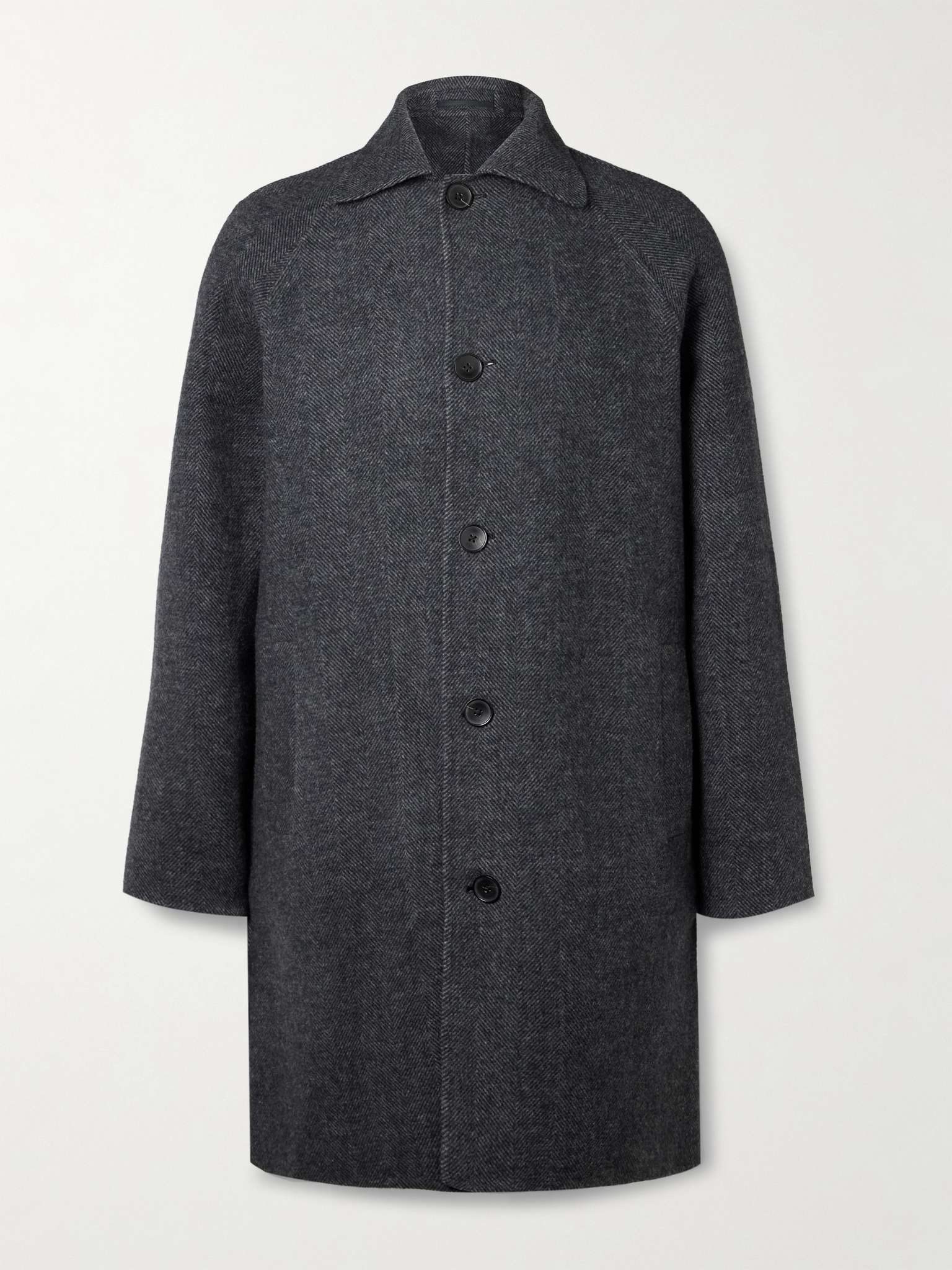 MR P. Herringbone Wool and Cashmere-Blend Flannel Coat for Men | MR PORTER