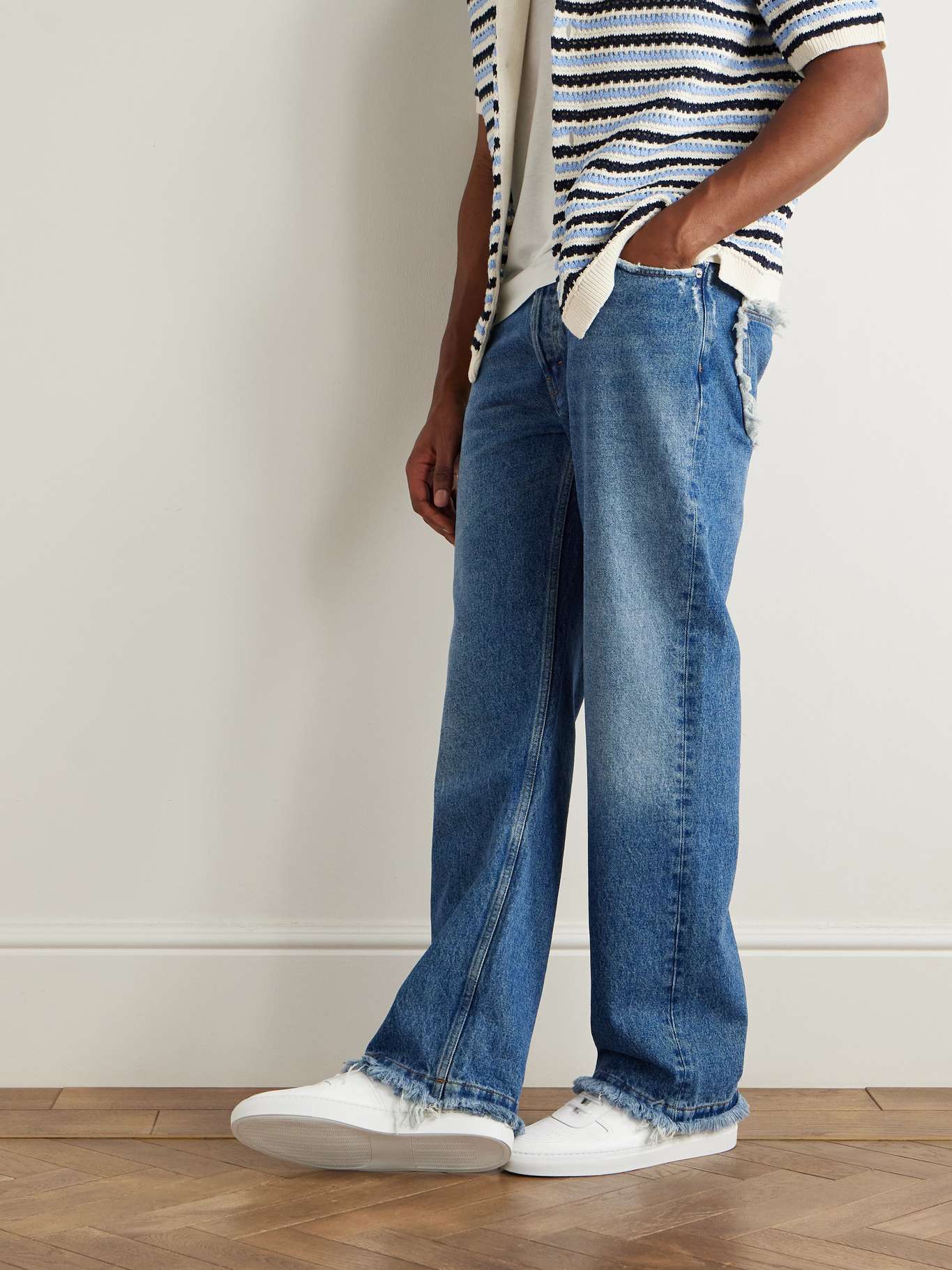 COMMON PROJECTS BBall Leather Sneakers for Men | MR PORTER