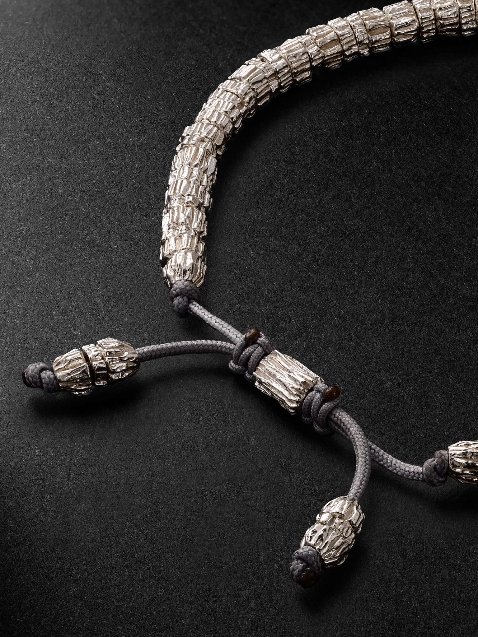 M. COHEN BY MAOR Woody Sterling Silver Bracelet for Men | MR PORTER