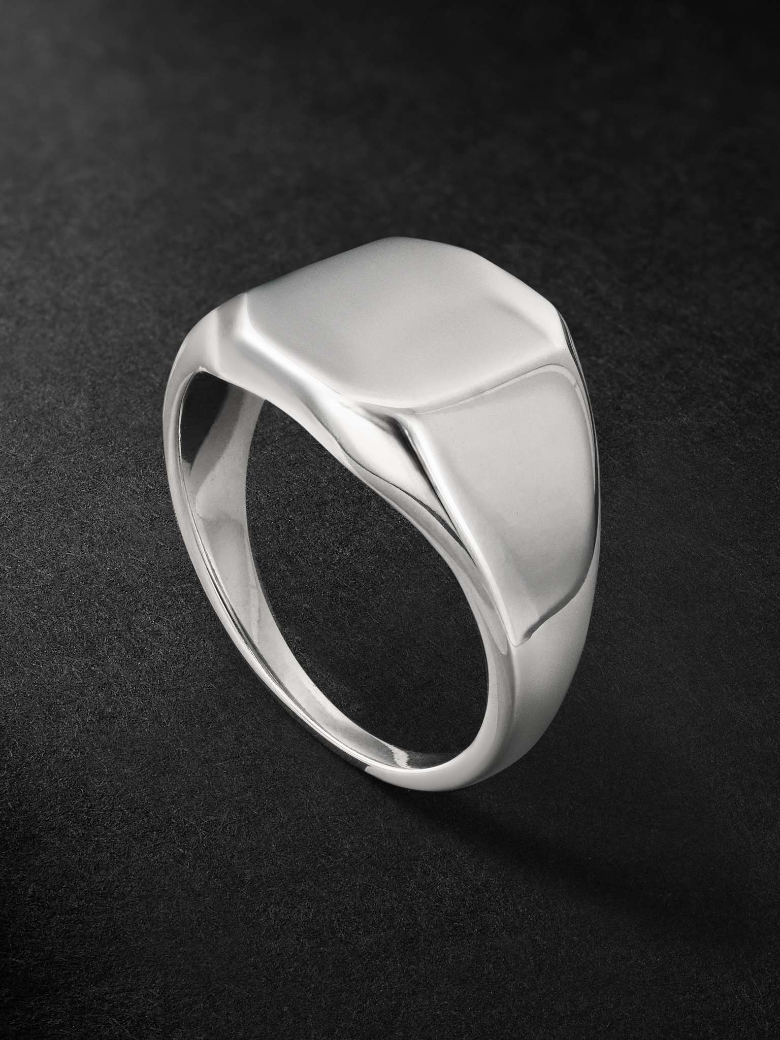 M. COHEN BY MAOR Sterling Silver Signet Ring for Men | MR PORTER