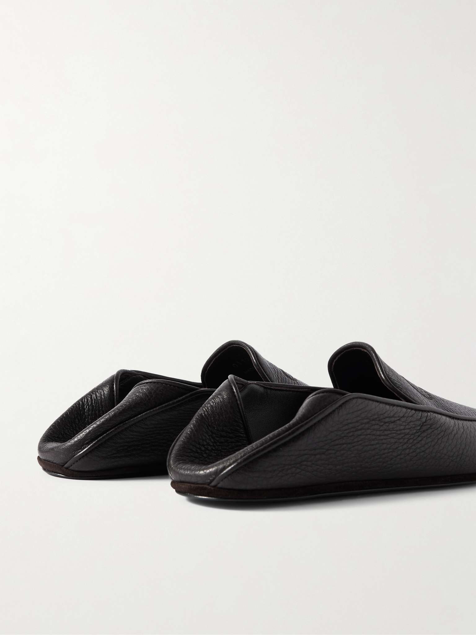 JOHN LOBB Kingston II Collapsible-Heel Full-Grain Leather Slippers for ...