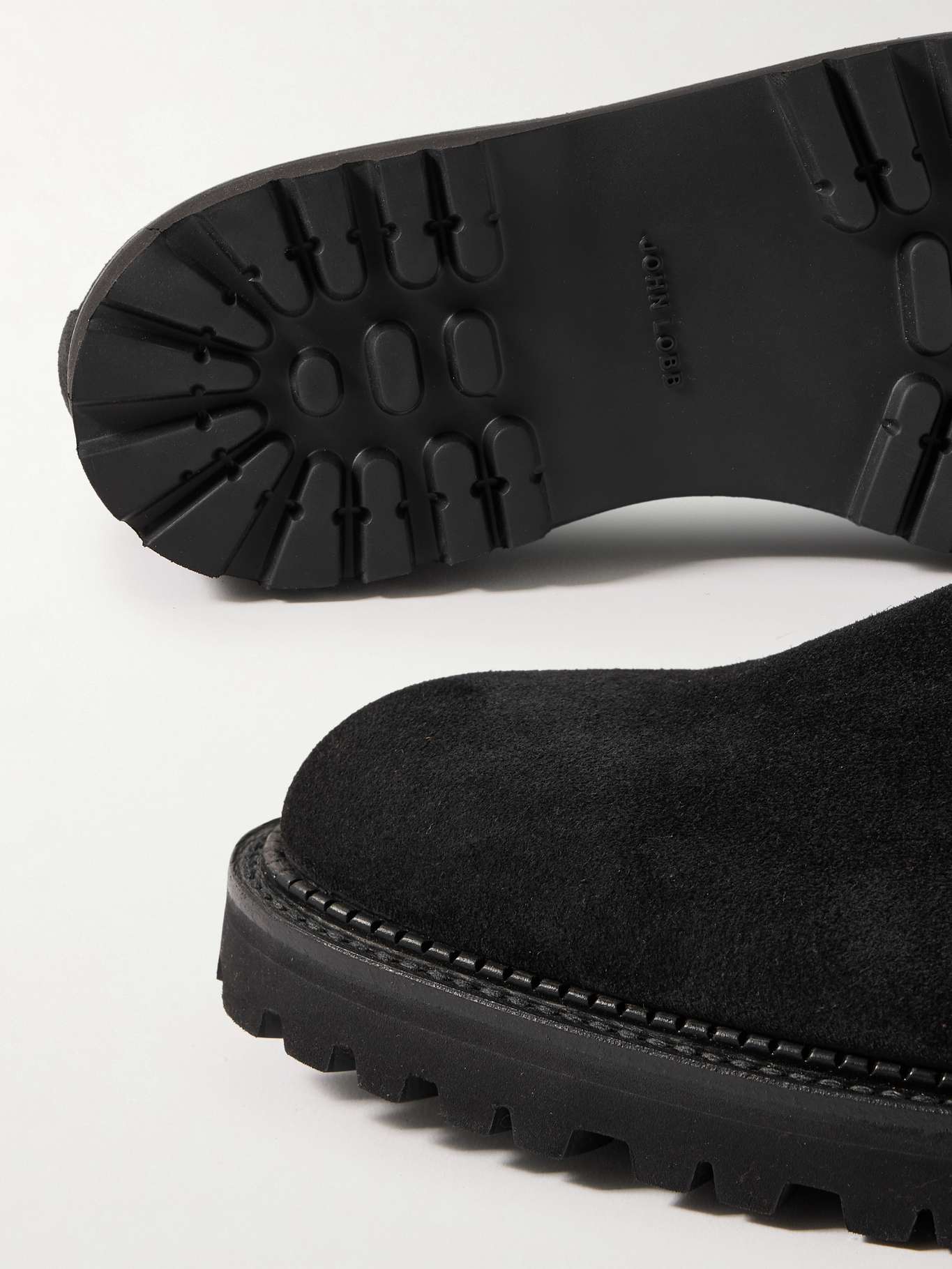 JOHN LOBB Lawry New Standard Suede Chelsea Boots for Men | MR PORTER