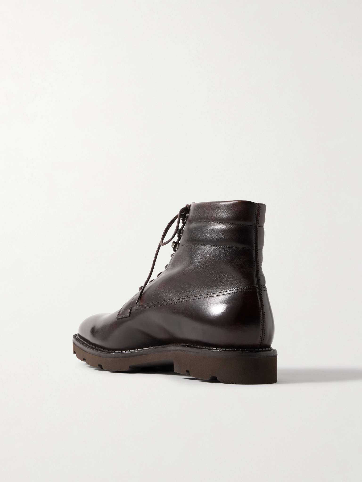 JOHN LOBB Alder Burnished-Leather Boots for Men | MR PORTER