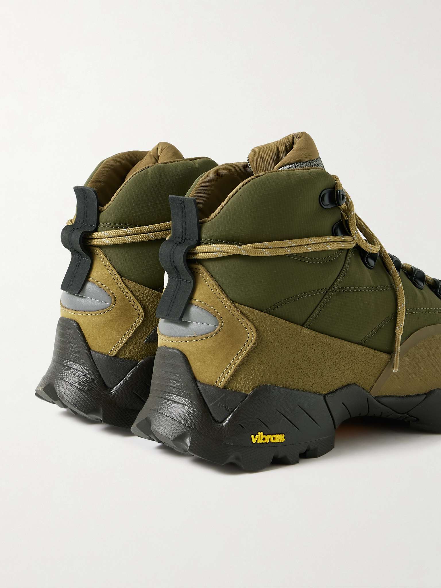 ROA Andreas Suede and Rubber-Trimmed Ripstop Hiking Boots for Men | MR PORTER
