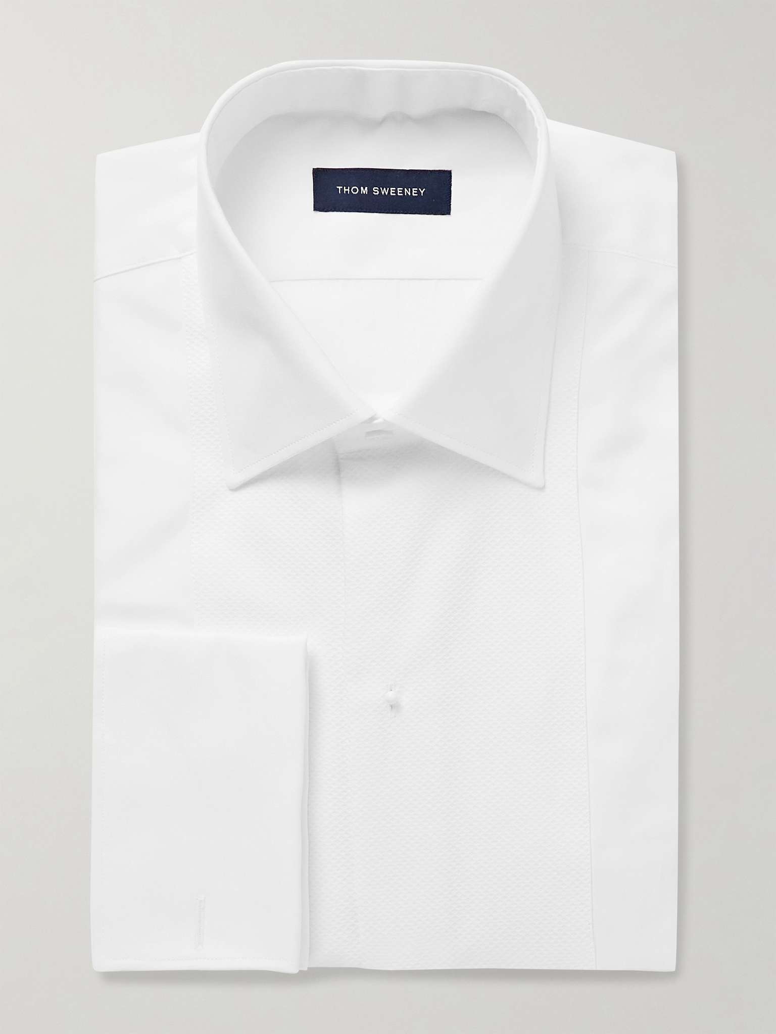 THOM SWEENEY Marcella Bib-Front Cotton and Lyocell-Blend Poplin and ...