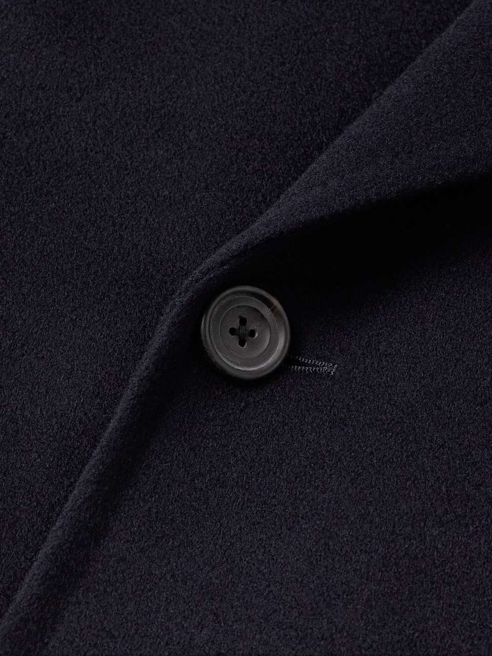 THOM SWEENEY Double-Breasted Wool and Cashmere-Blend Felt Overcoat for ...