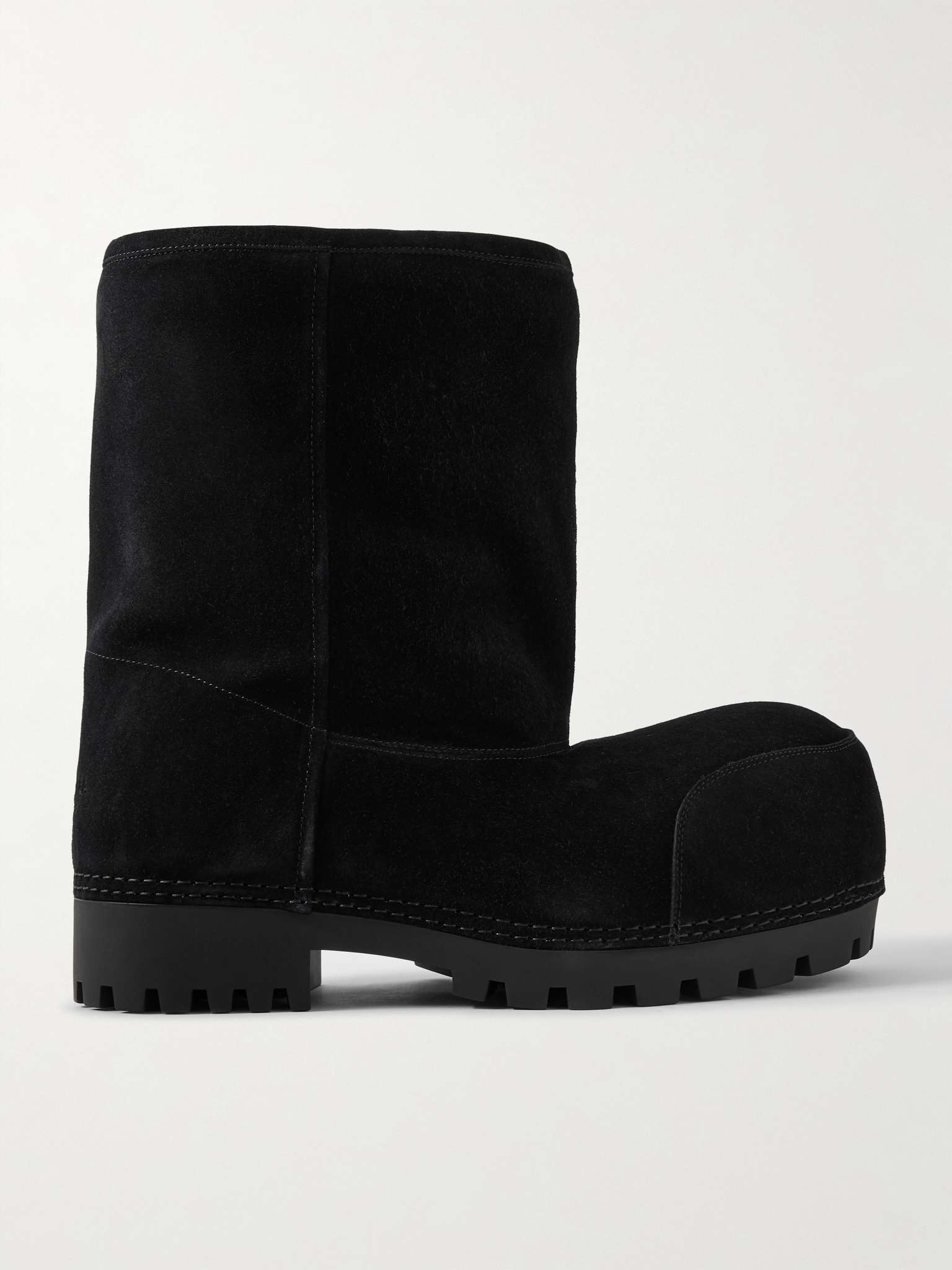 BALENCIAGA Alaska Shearling Boots for Men | MR PORTER