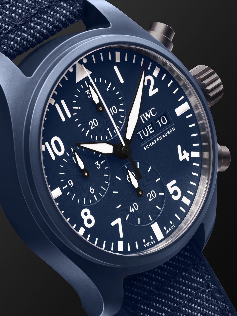 IWC SCHAFFHAUSEN Pilot’s Top Gun Oceana Automatic Chronograph 41.9mm ...