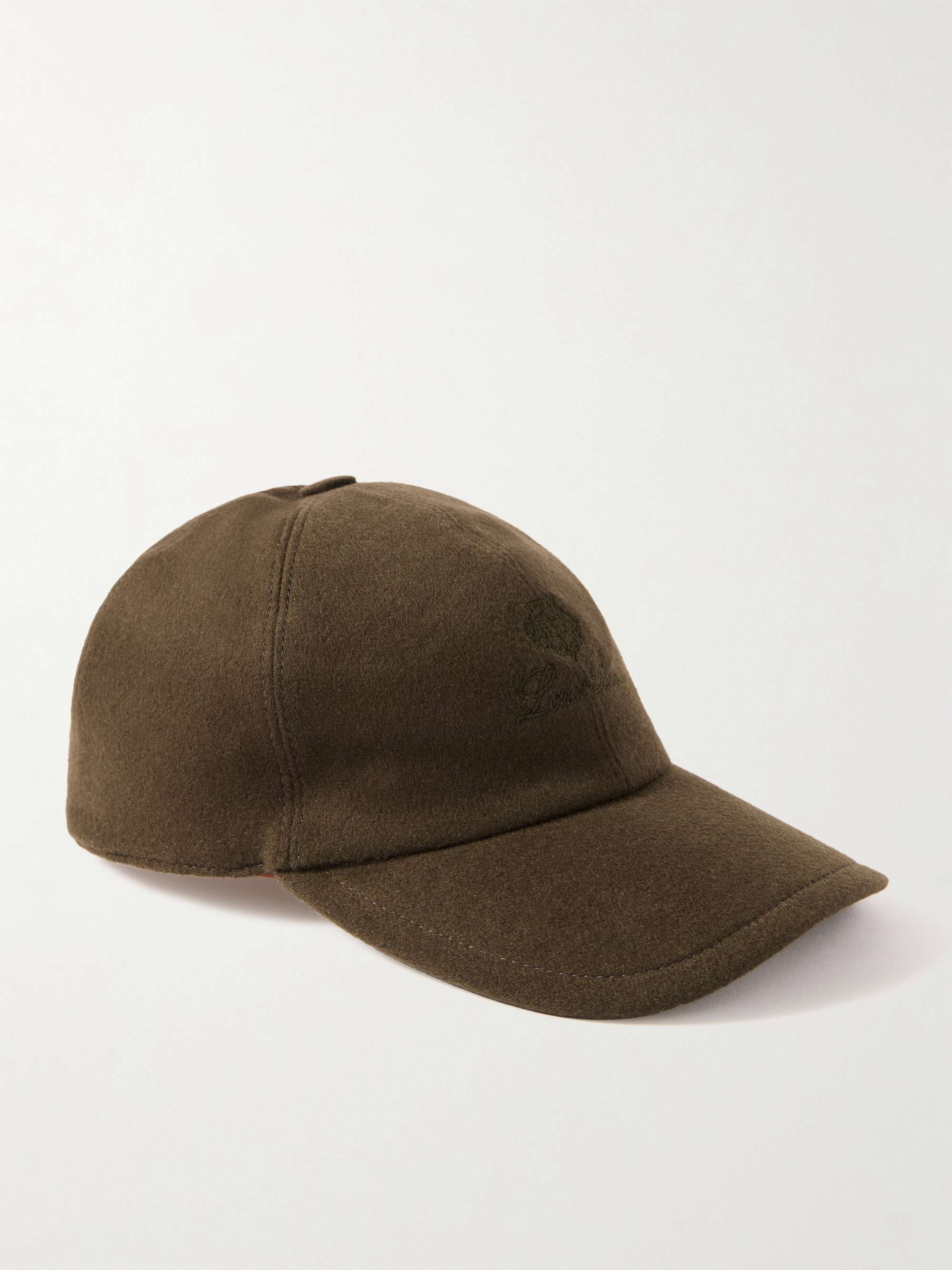 LORO PIANA Logo-Embroidered Storm System® Cashmere Baseball LORO PIANA Logo-Embroidered Storm System® Cashmere Baseball