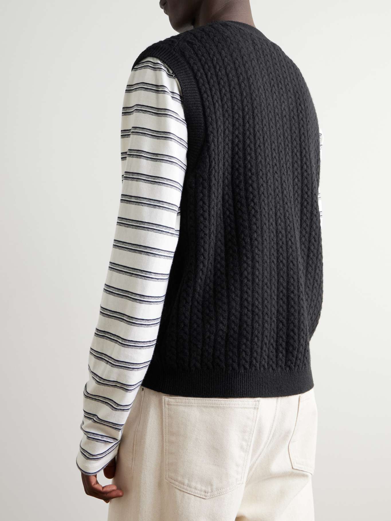 MR P. Cable-Knit Wool Sweater Vest for Men | MR PORTER