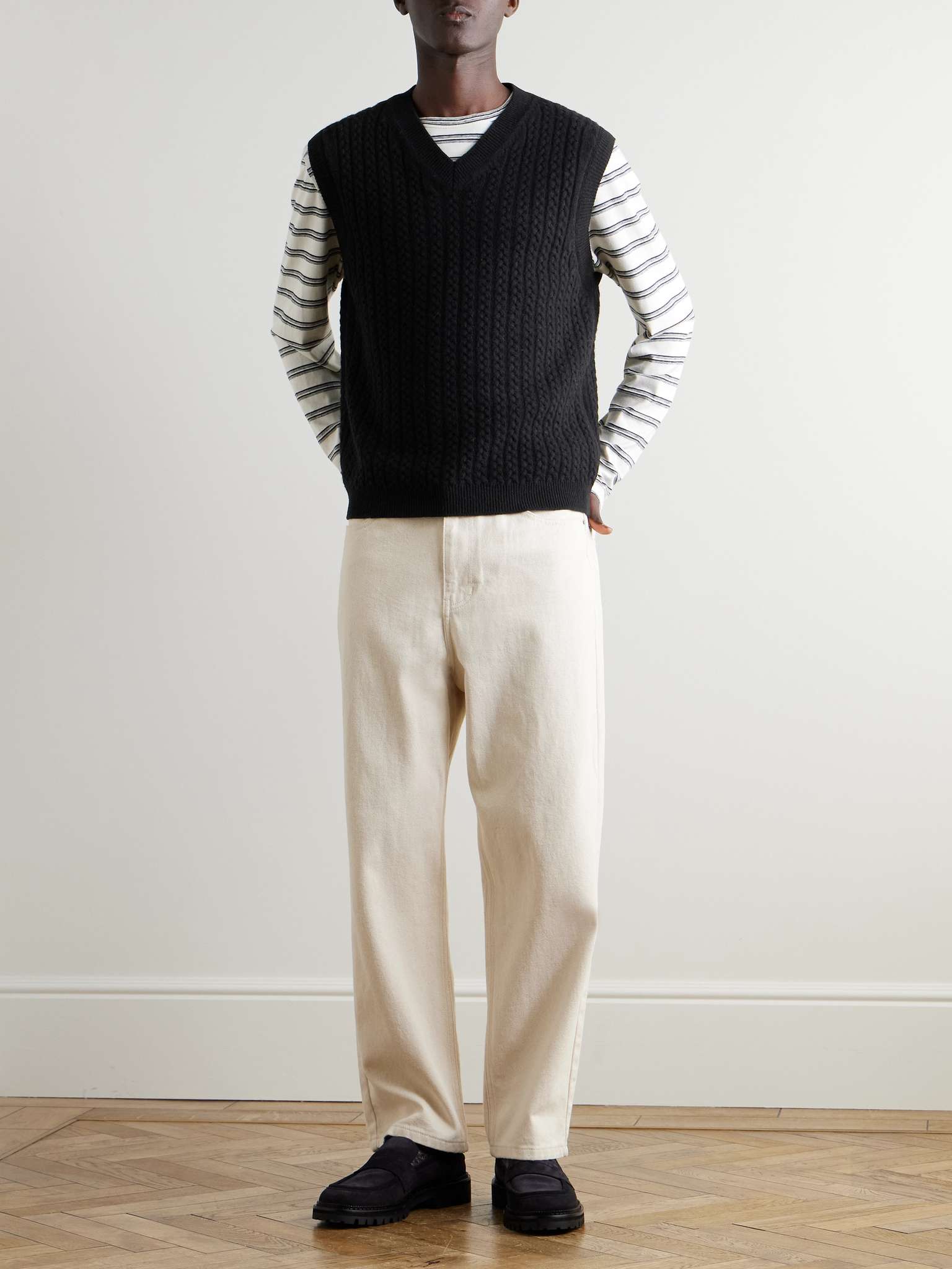 MR P. Cable-Knit Wool Sweater Vest for Men | MR PORTER