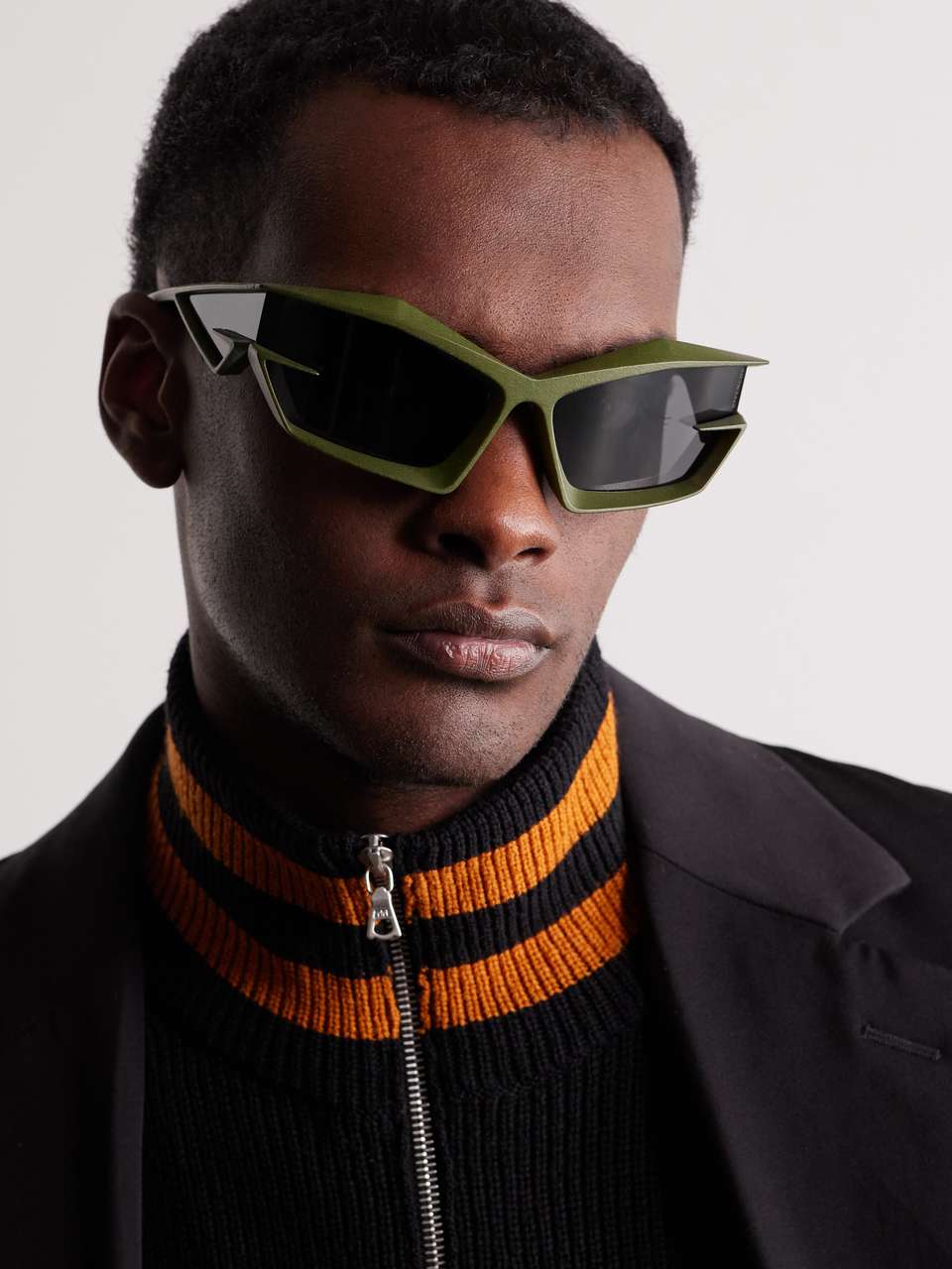 GIVENCHY EYEWEAR Injected Cat-Eye Acetate Sunglasses for Men | MR PORTER