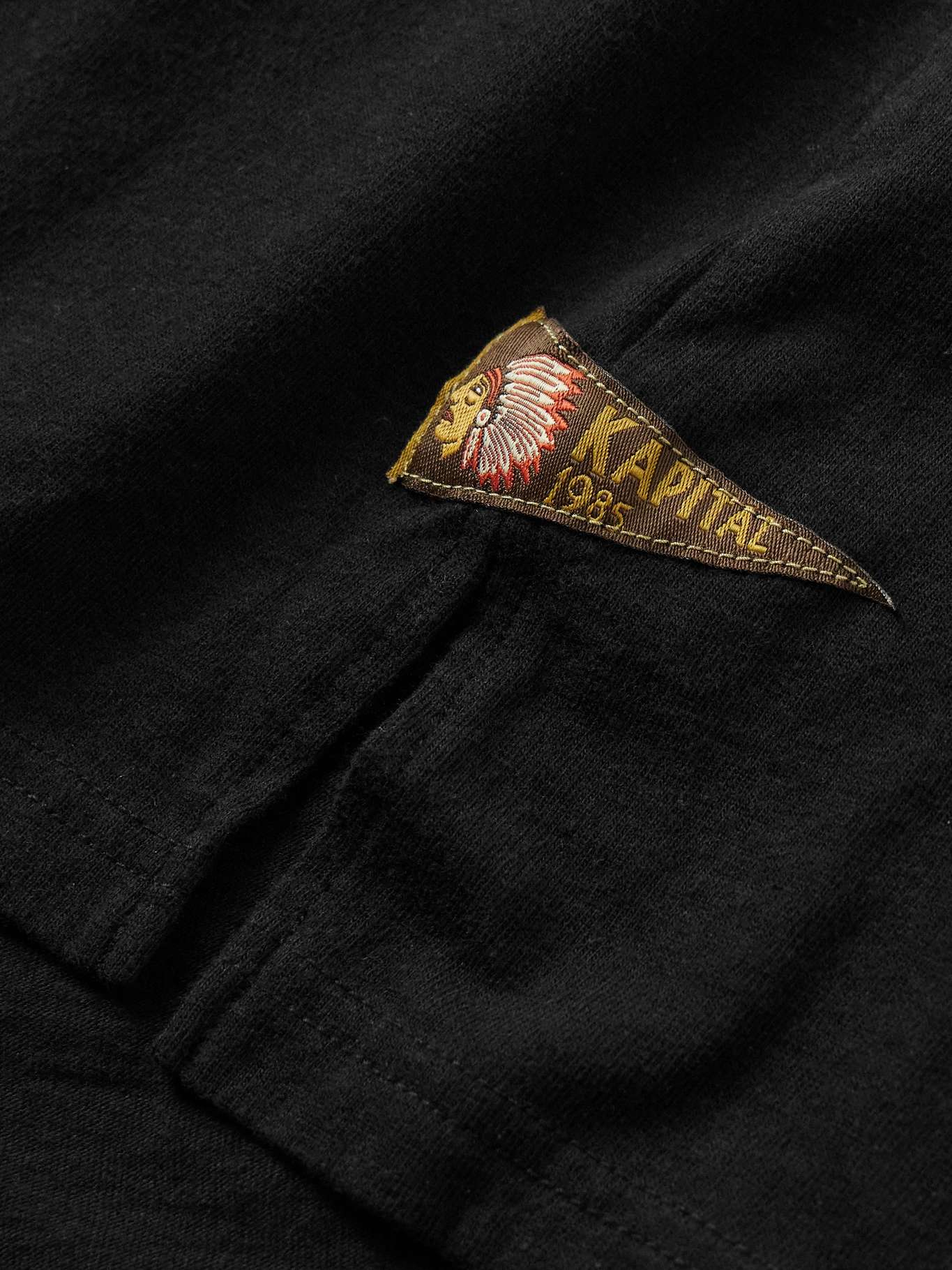 KAPITAL Logo-Appliquéd Cotton-Jersey T-Shirt for Men | MR PORTER