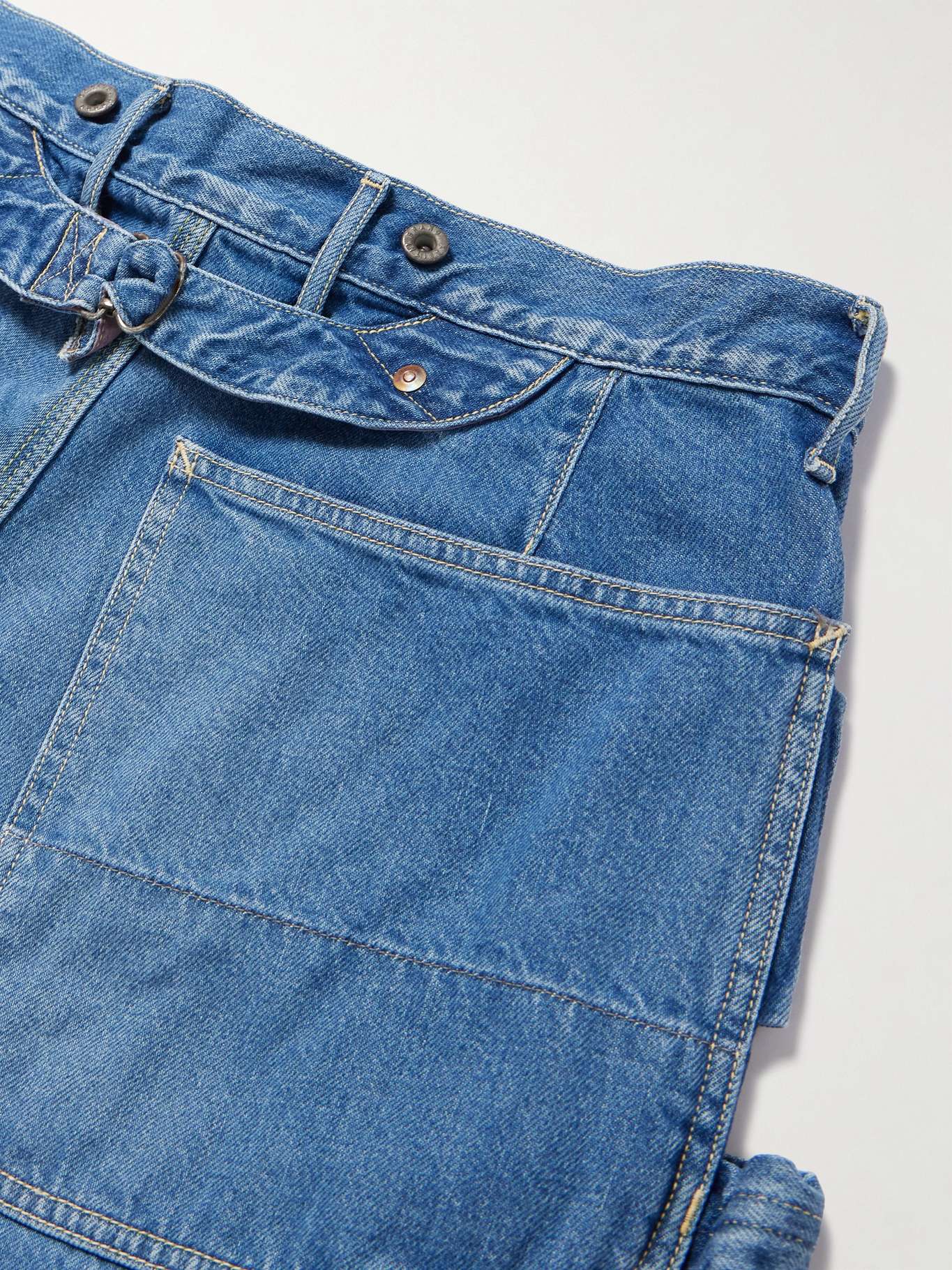 KAPITAL Lumber Straight-Leg Panelled Jeans for Men | MR PORTER