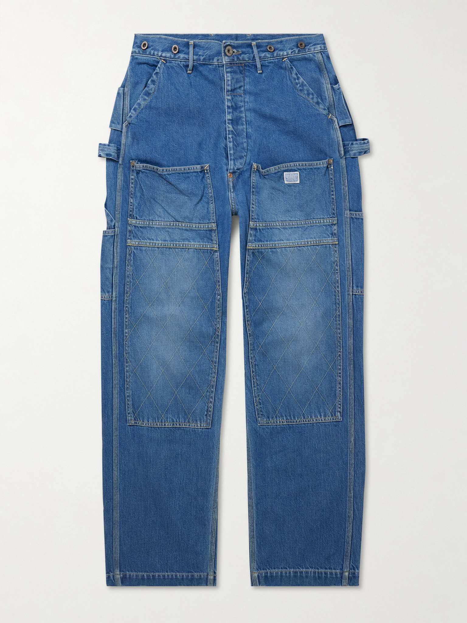 KAPITAL Lumber Straight-Leg Panelled Jeans for Men | MR PORTER