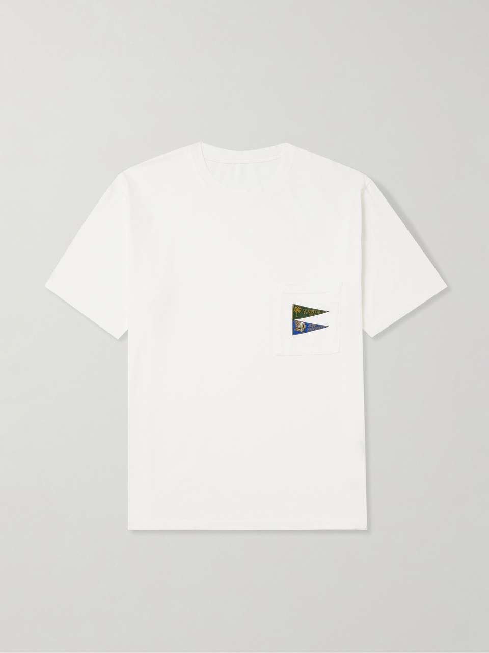 KAPITAL Logo-Appliquéd Cotton-Jersey T-Shirt for Men | MR PORTER