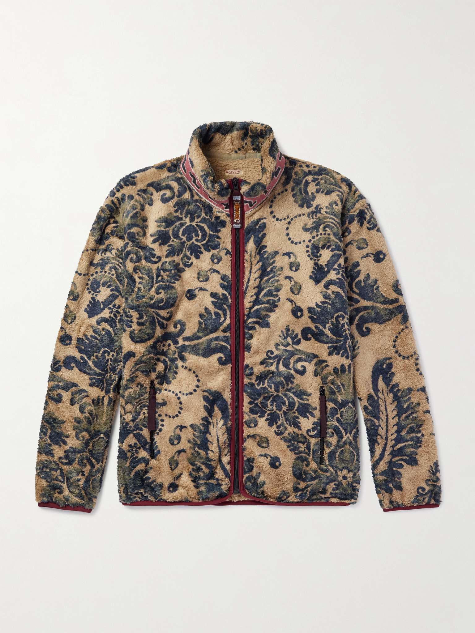 KAPITAL Damask Printed Fleece Jacket for Men | MR PORTER