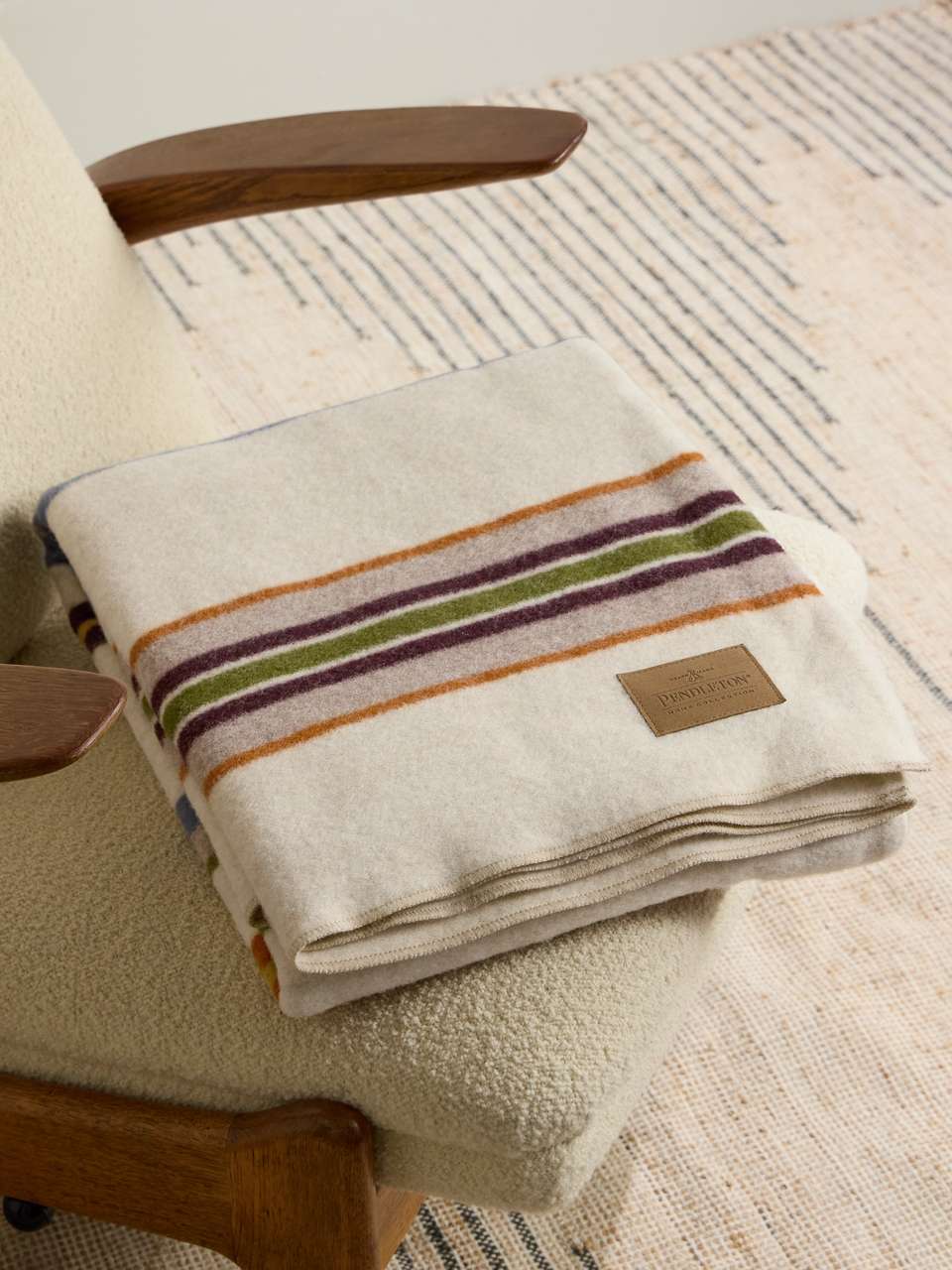 PENDLETON Bridger Striped Wool Blanket for Men | MR PORTER