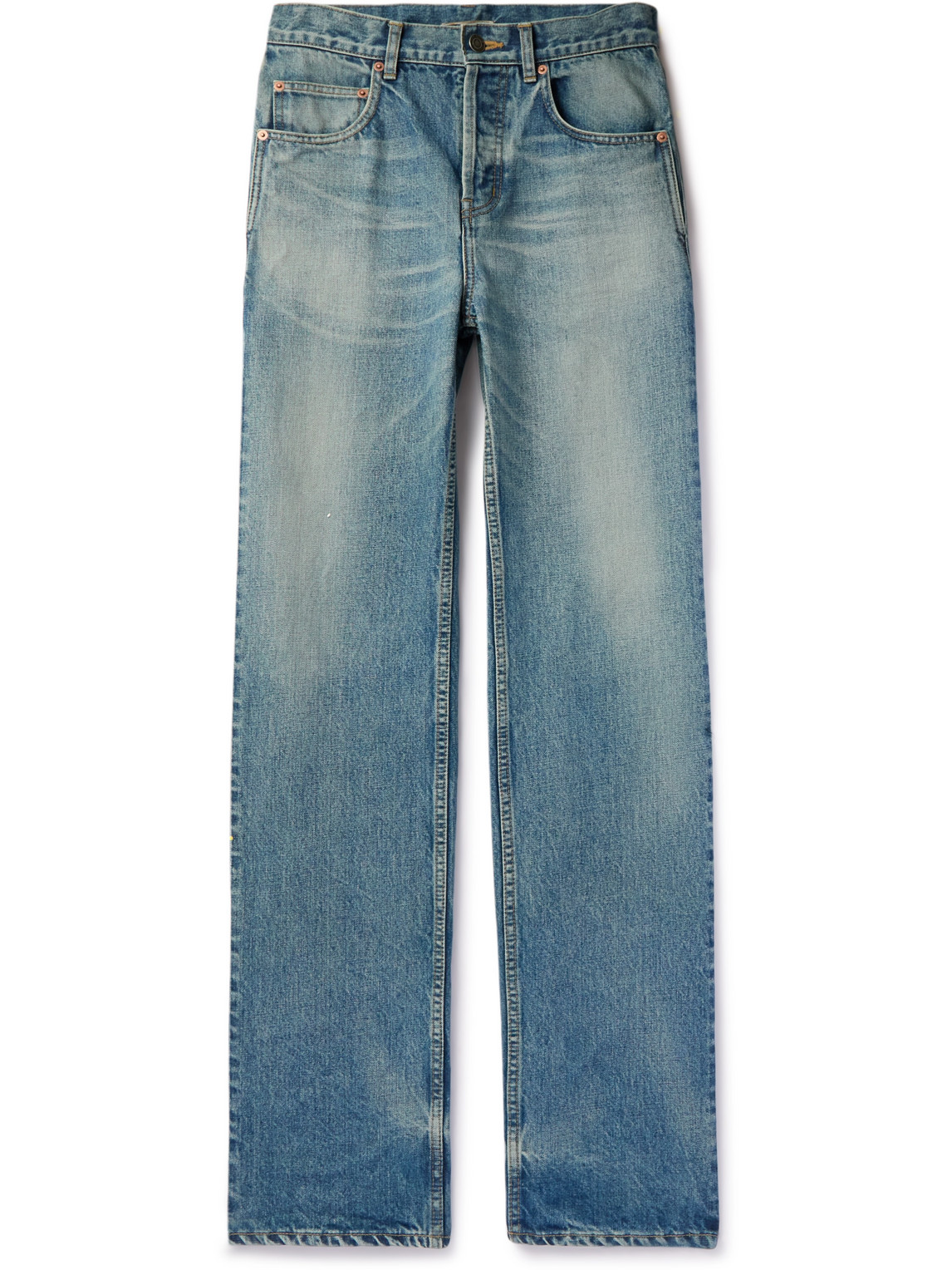AMIRI Playboy Magazine Skinny Jean Aged Black for Men AMIRI Playboy Magazine Skinny Jean Aged Black for Men