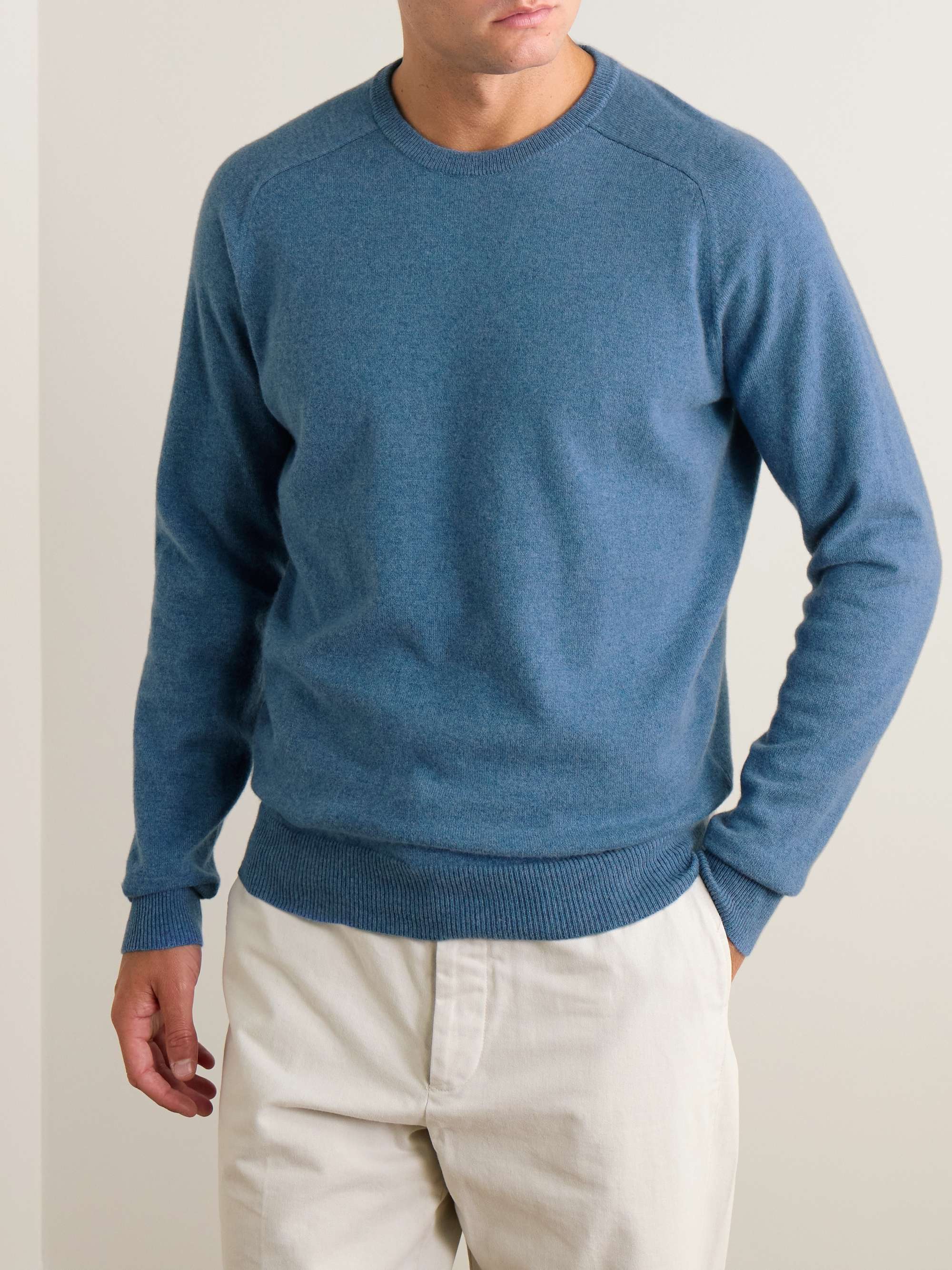 Blue Artisan Crafted Cashmere-Blend Sweater | PETER MILLAR | MR PORTER