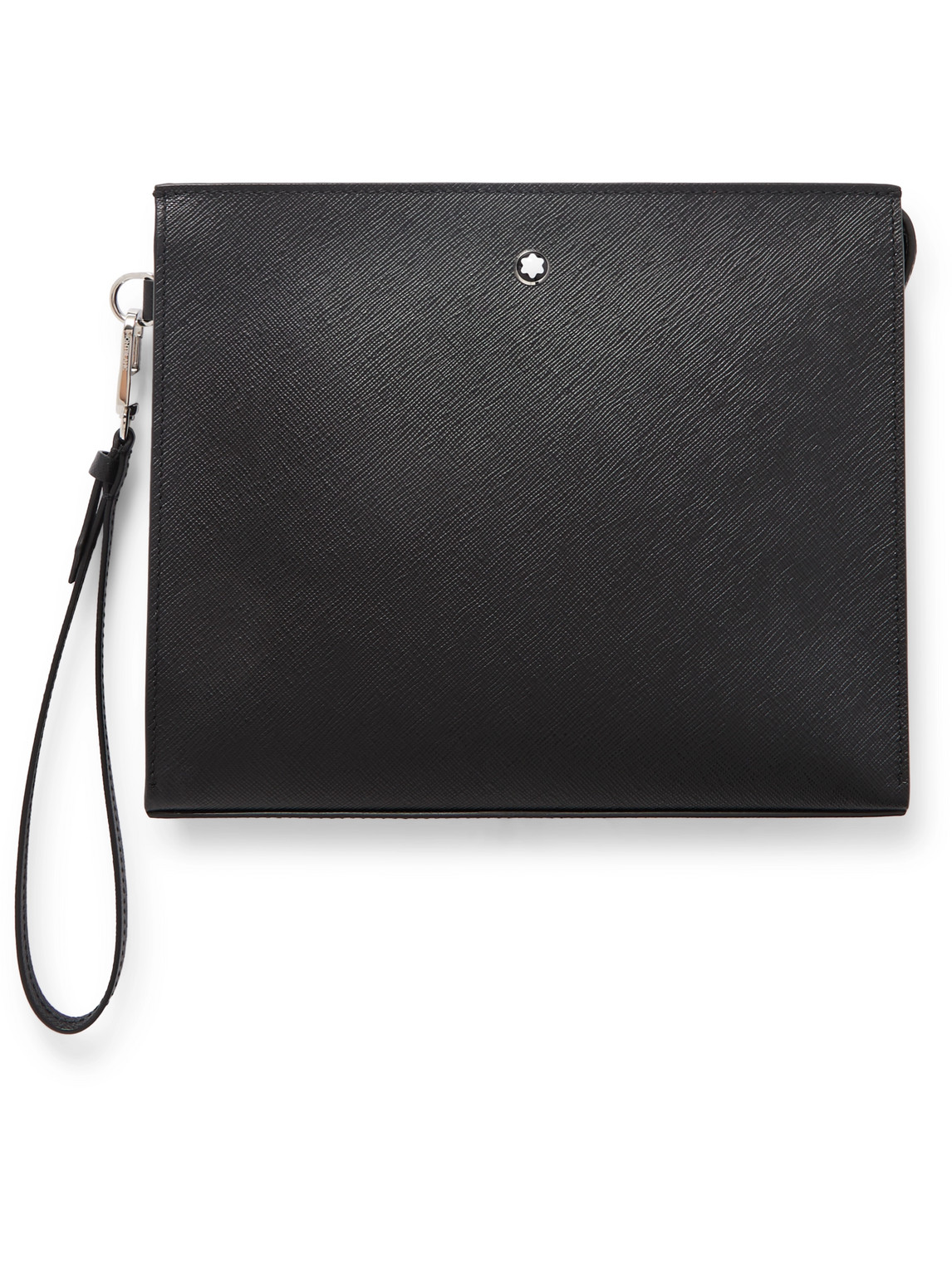 Montblanc Textured-leather Pouch In Black | ModeSens