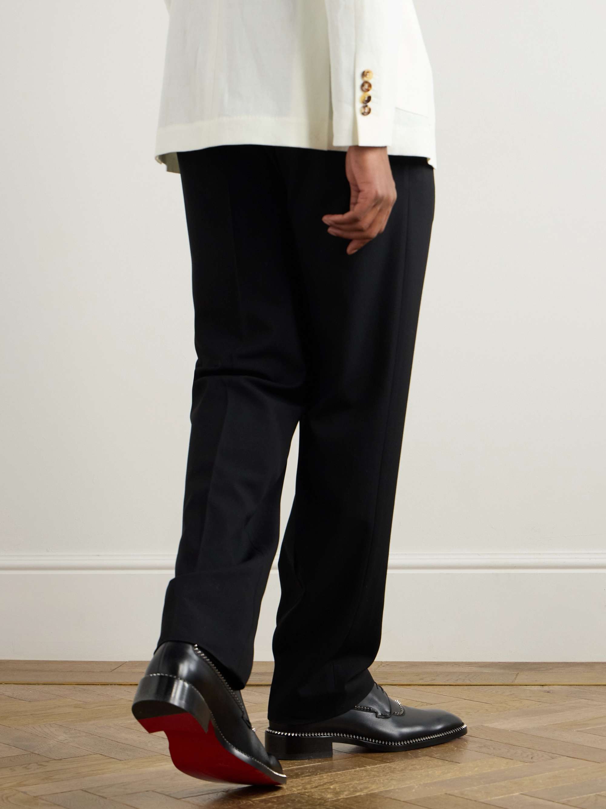 CHRISTIAN LOUBOUTIN Cocoriclou Studded Leather Derby Shoes CHRISTIAN LOUBOUTIN Cocoriclou Studded Leather Derby Shoes