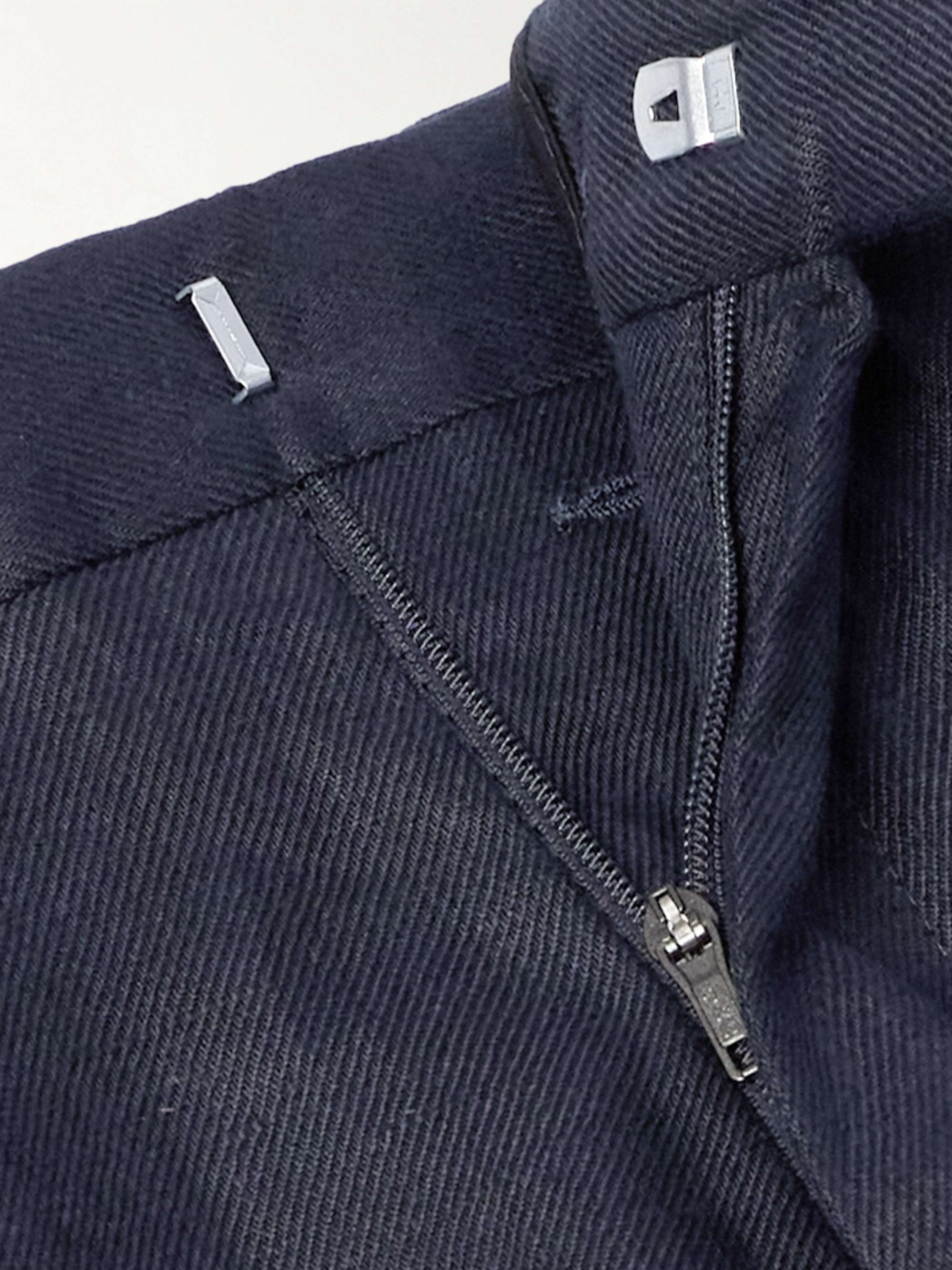 MR P. Philip Straight-Leg Linen-Twill Suit Trousers for Men | MR PORTER