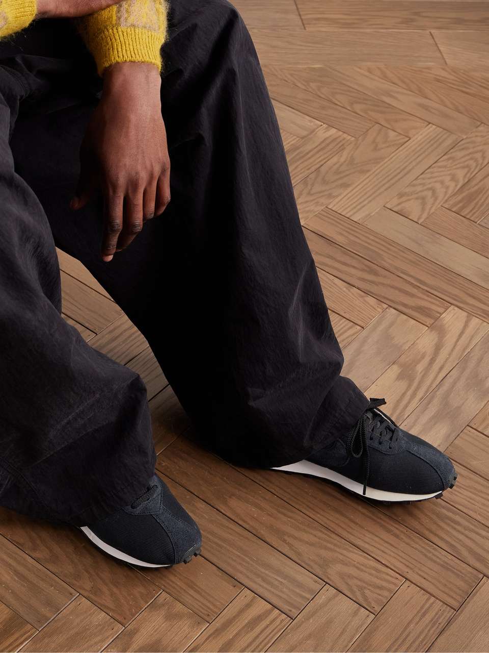 NIKE LD-1000 Suede-Trimmed Twill Sneakers for Men | MR PORTER