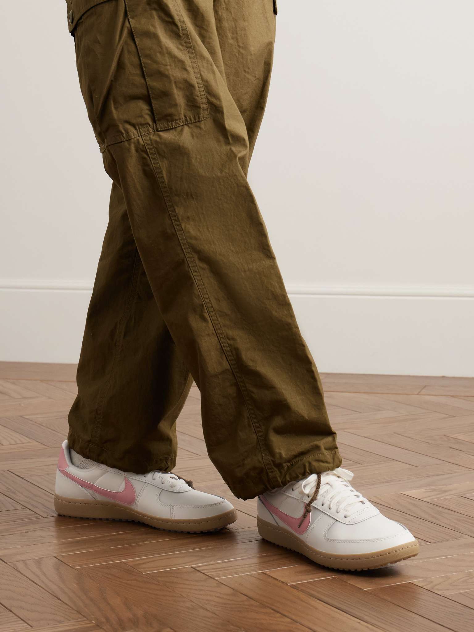 NIKE Field General '82 Shell and Leather Sneakers for Men | MR PORTER