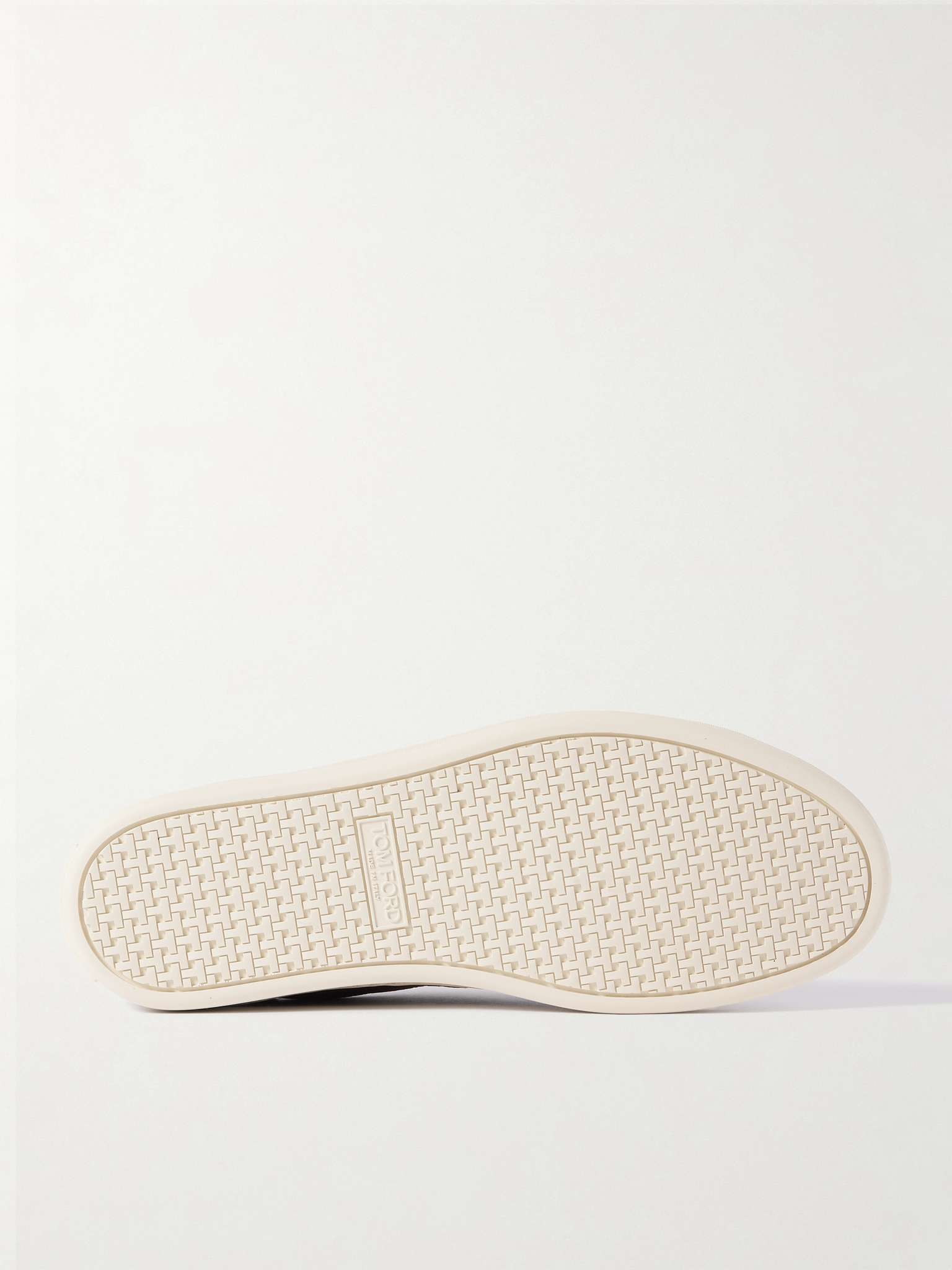 TOM FORD Warwick Perforated Full-Grain Leather Sneakers for Men | MR PORTER