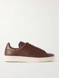 TOM FORD Warwick Perforated Full-Grain Leather Sneakers for Men | MR PORTER