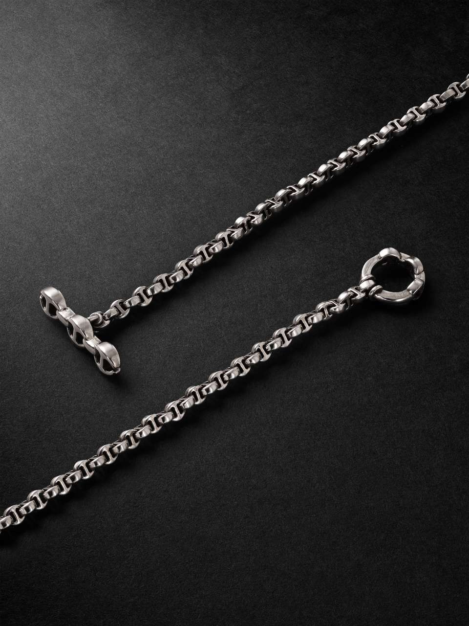 HOORSENBUHS Micro Open-Link™ Sterling Silver Chain Necklace for Men ...