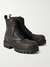 BALENCIAGA Strike Distressed Leather Boots for Men | MR PORTER