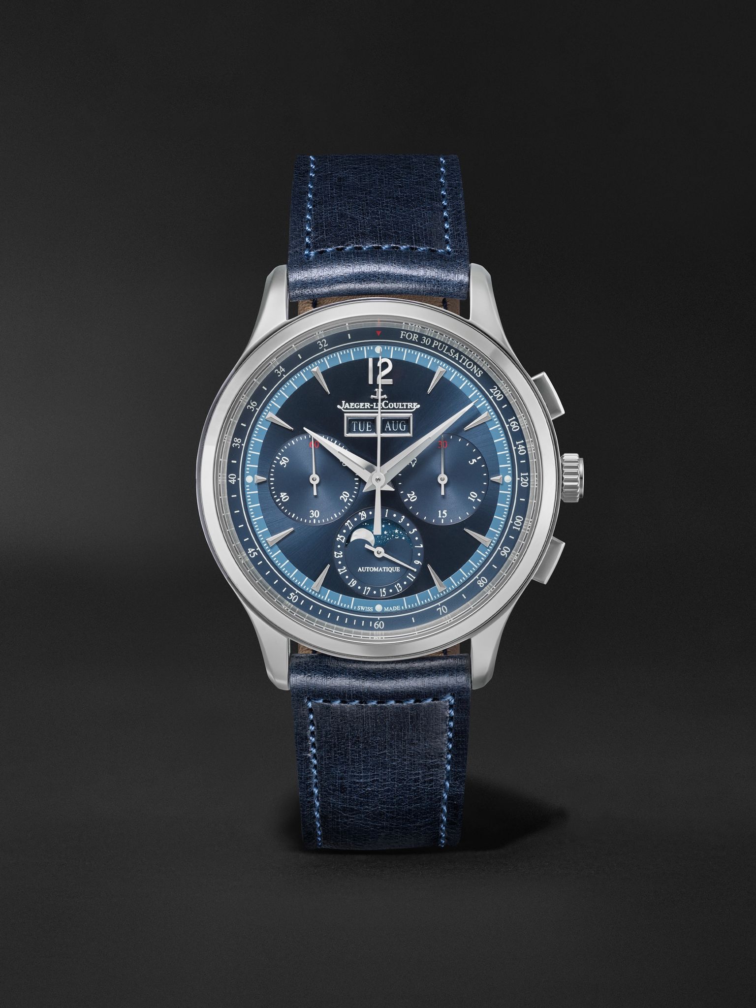 JAEGER LECOULTRE Master Control Automatic Chronograph 40mm Stainless ...