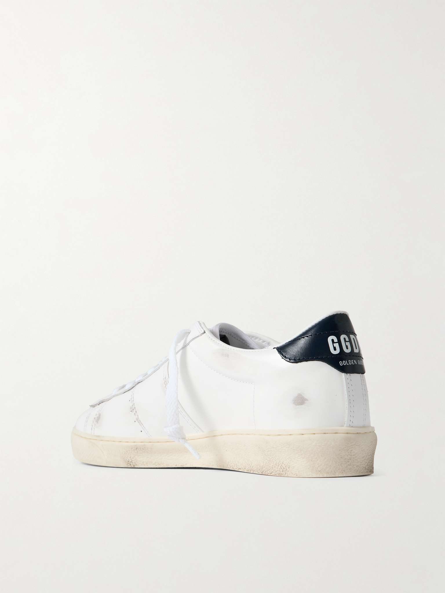 GOLDEN GOOSE Matchstar Distressed Leather Sneakers for Men | MR PORTER
