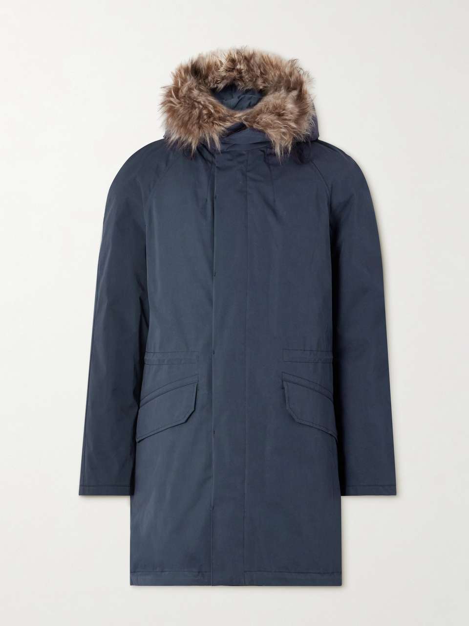 YVES SALOMON Iconic Shearling-Trimmed Padded Cotton-Blend Twill Down ...