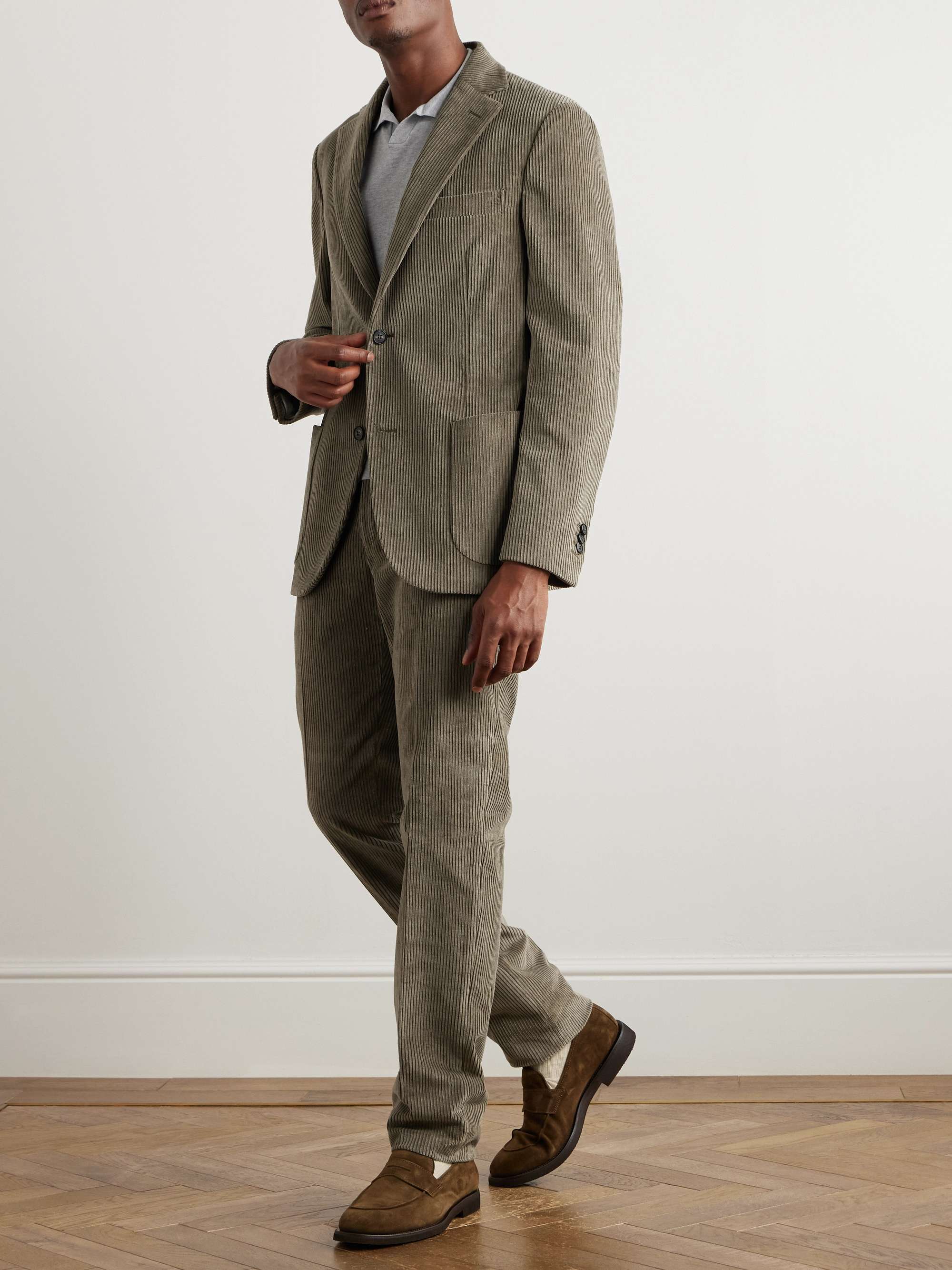 INCOTEX Venezia 1951 Cotton-Corduroy Suit Jacket for Men INCOTEX Venezia 1951 Cotton-Corduroy Suit Jacket for Men
