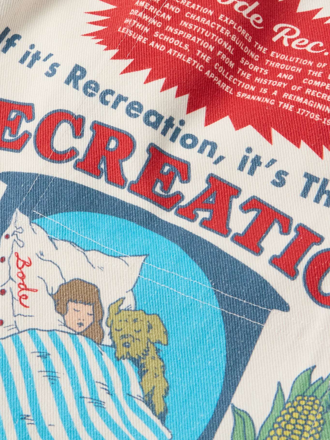 BODE Rec. Enrichment Straight-Leg Printed Cotton-Twill Shorts for Men ...