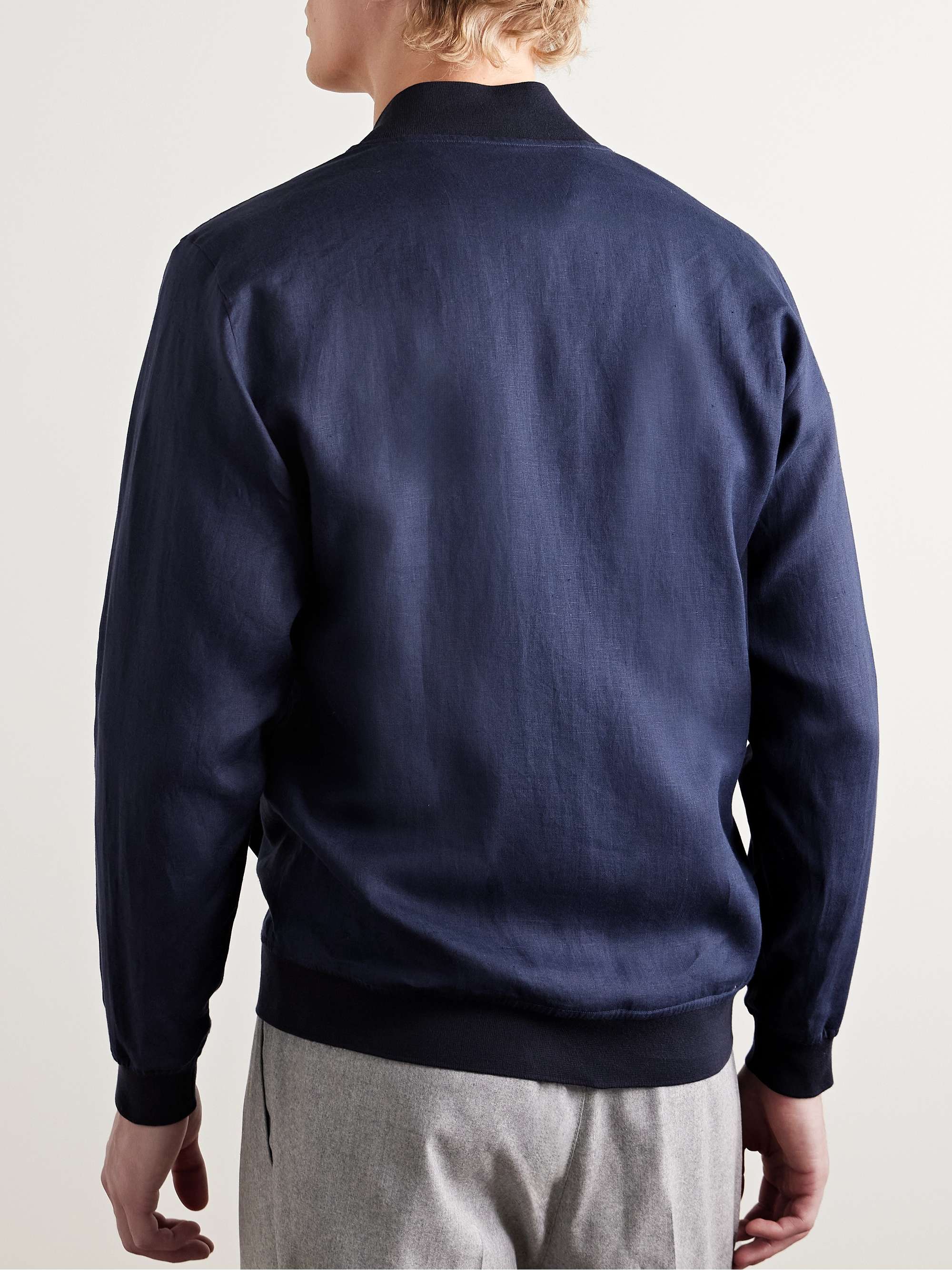 KITON Linen Bomber Jacket for Men | MR PORTER KITON Linen Bomber Jacket for Men | MR PORTER