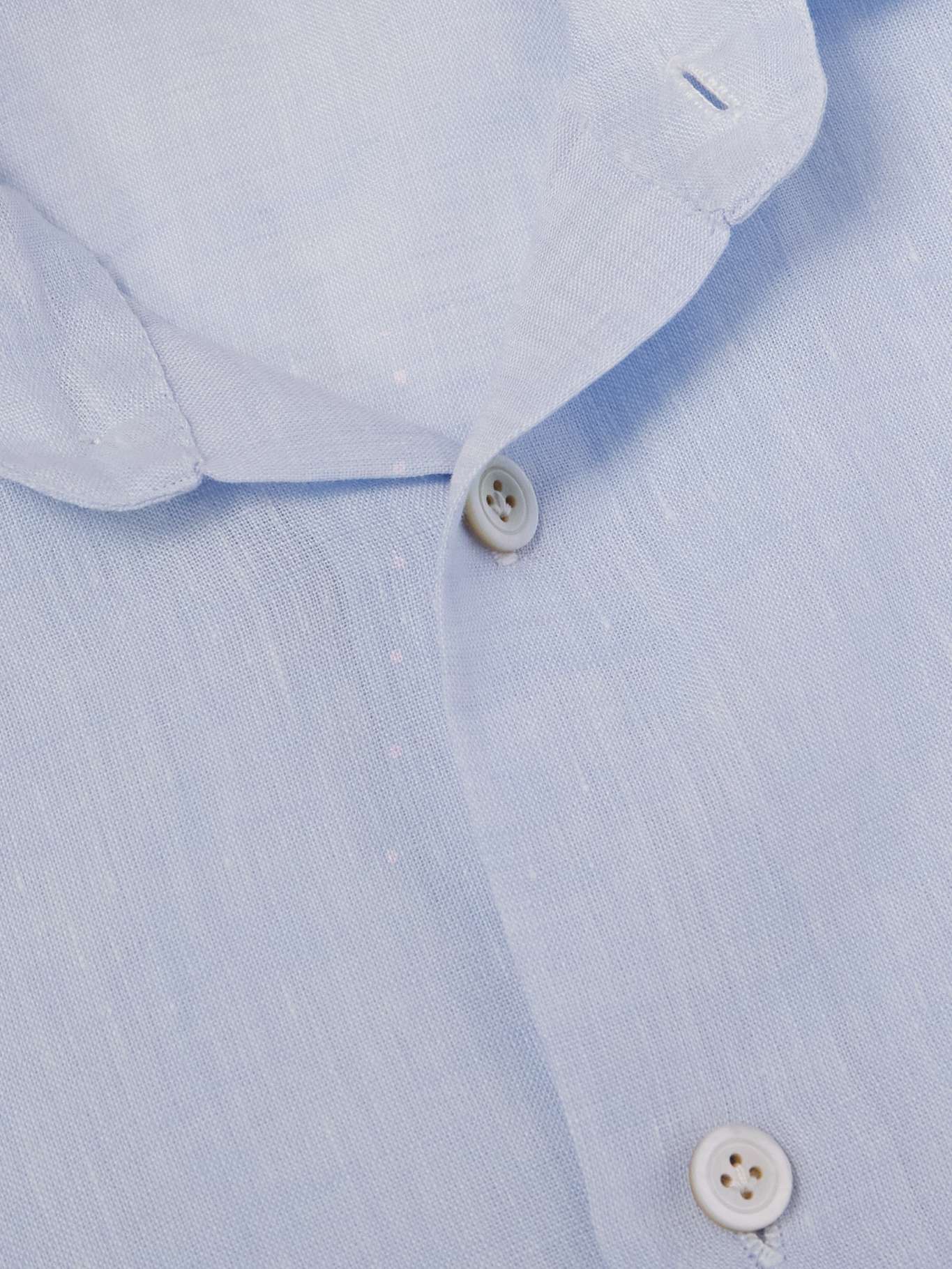KITON Slim-Fit Linen Shirt for Men | MR PORTER