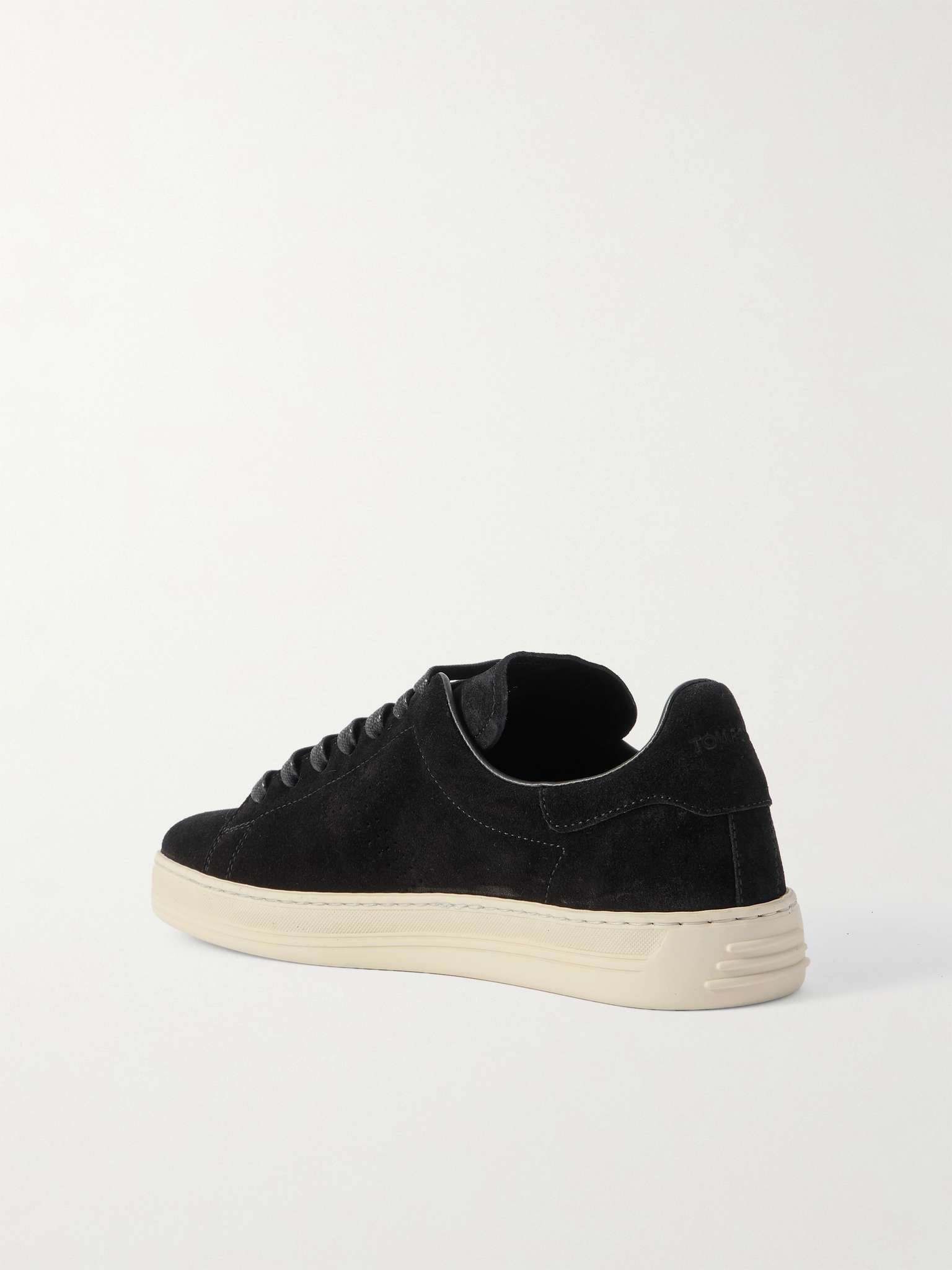 TOM FORD Warwick Perforated Suede Sneakers for Men | MR PORTER