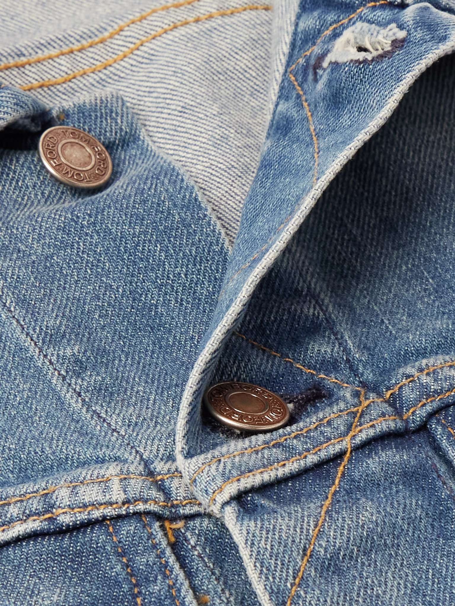 TOM FORD Icon Denim Jacket for Men | MR PORTER